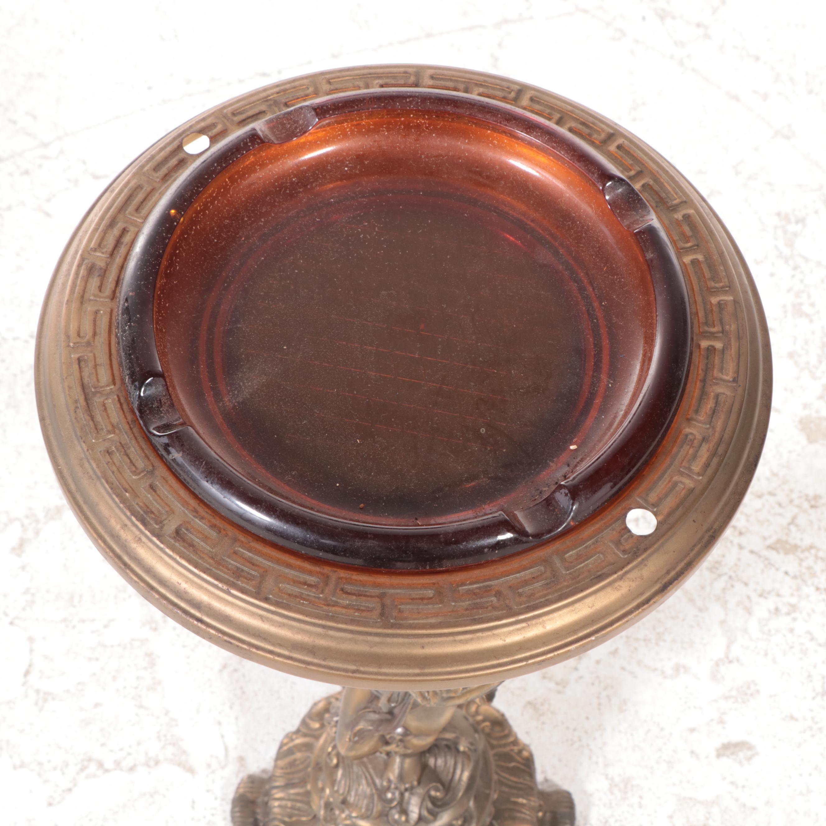 Baroque Style Cast and Gilt Metal Ash Stand, Mid to Late 20th Century ...