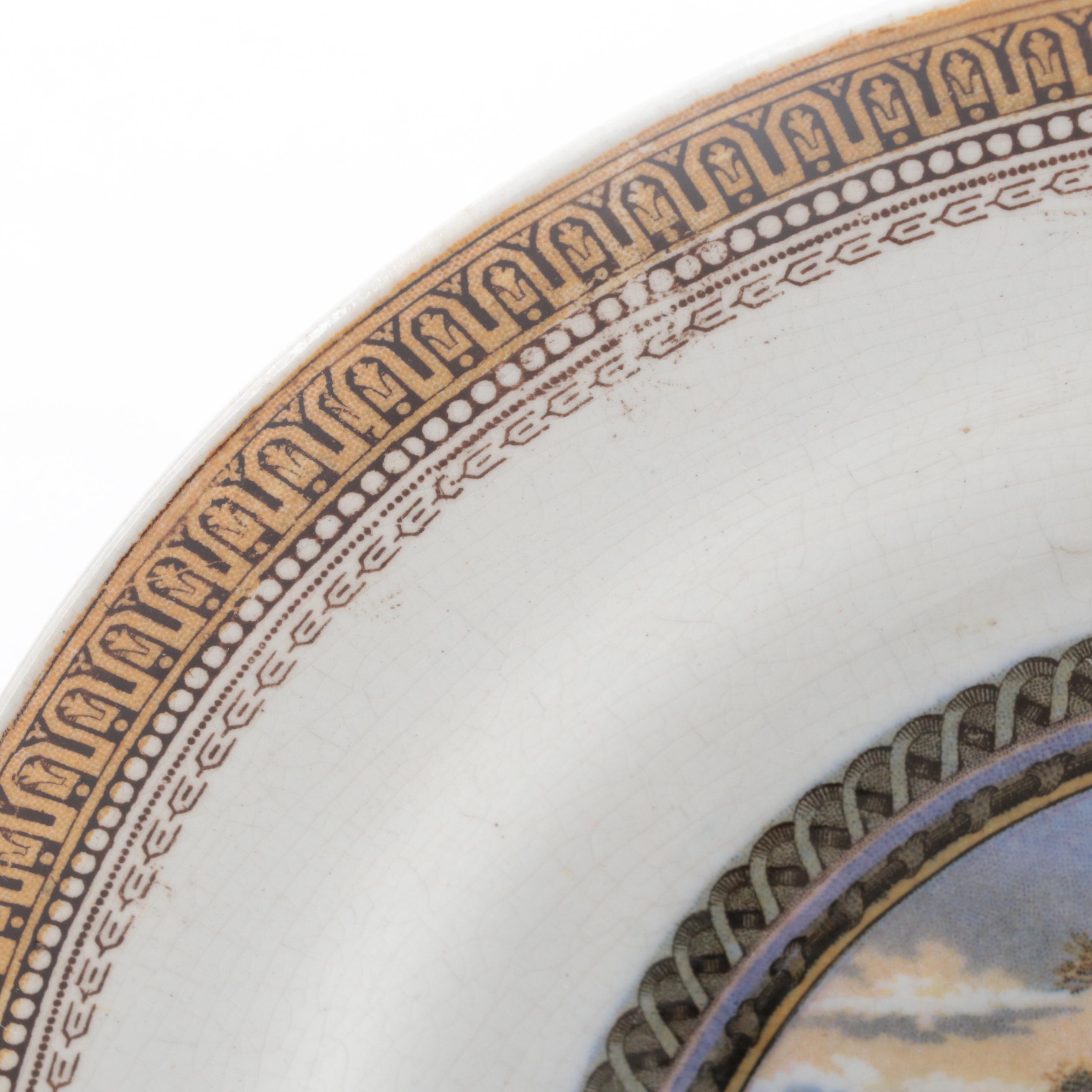 Prattware Earthenware Plates and Pots | EBTH