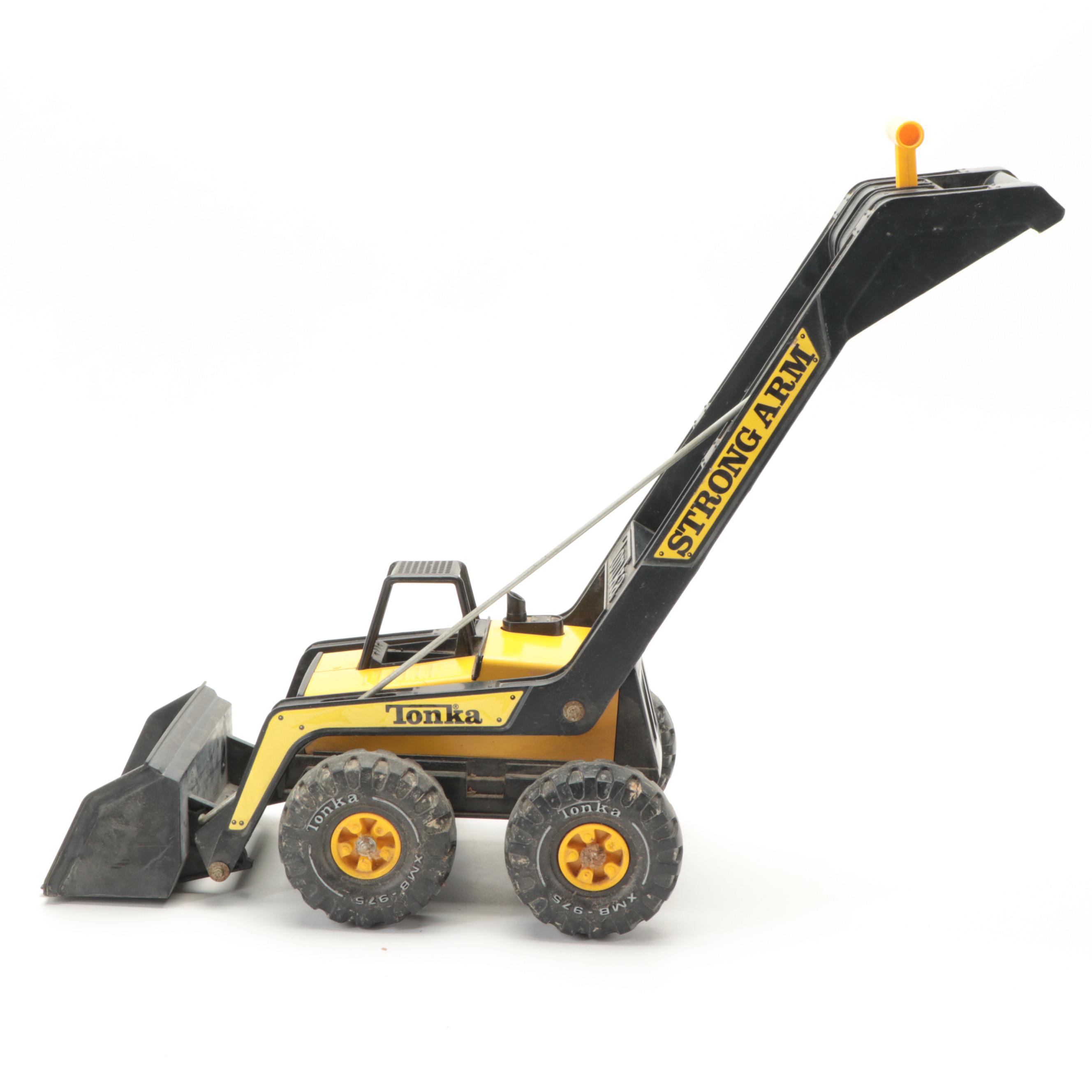 Tonka "Strong Arm" Diecast and Plastic Walk Behind Front-End Loader | EBTH