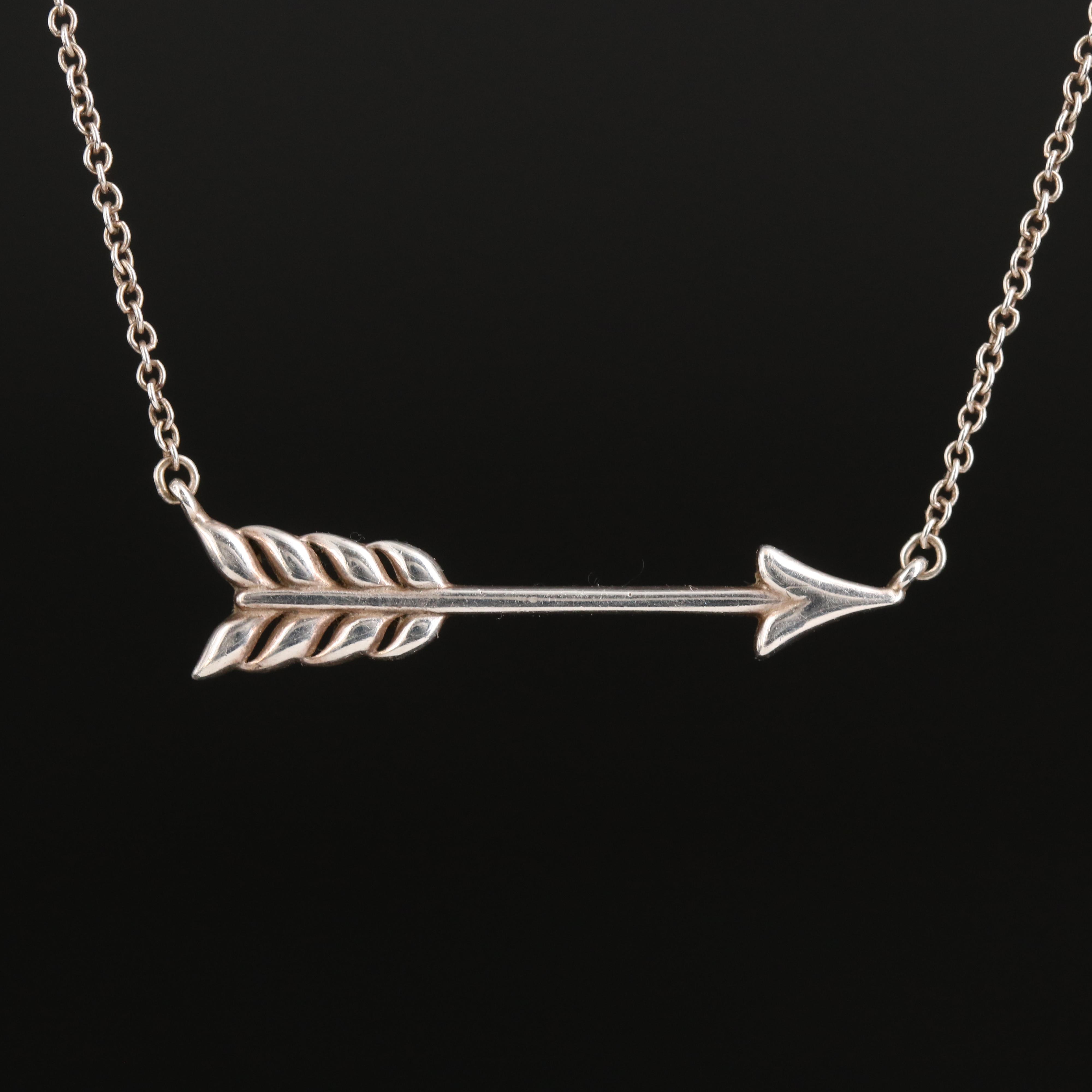 Tiffany & Co. Sterling Arrow Necklace | EBTH