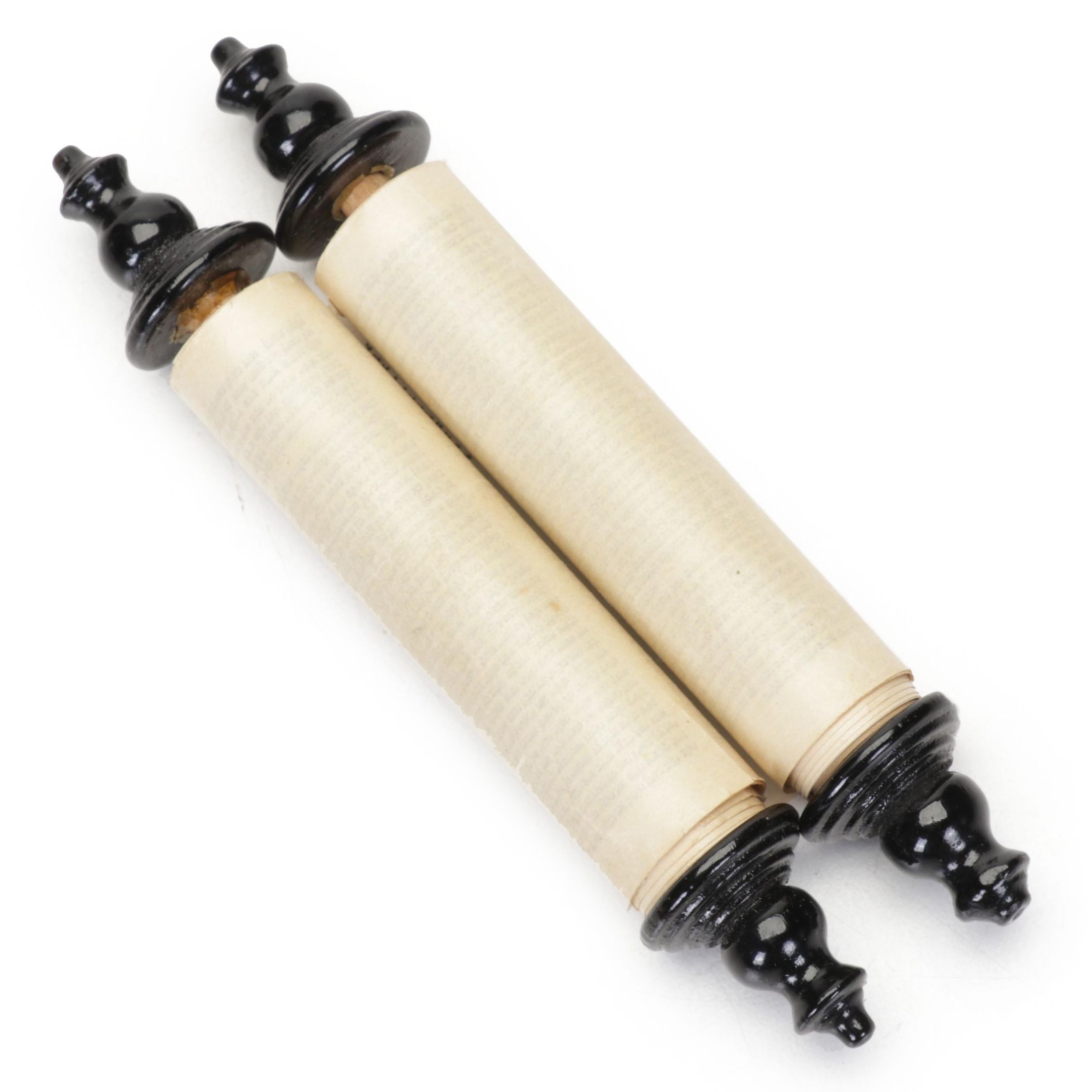 Hebrew Torah Scroll with Cover | EBTH