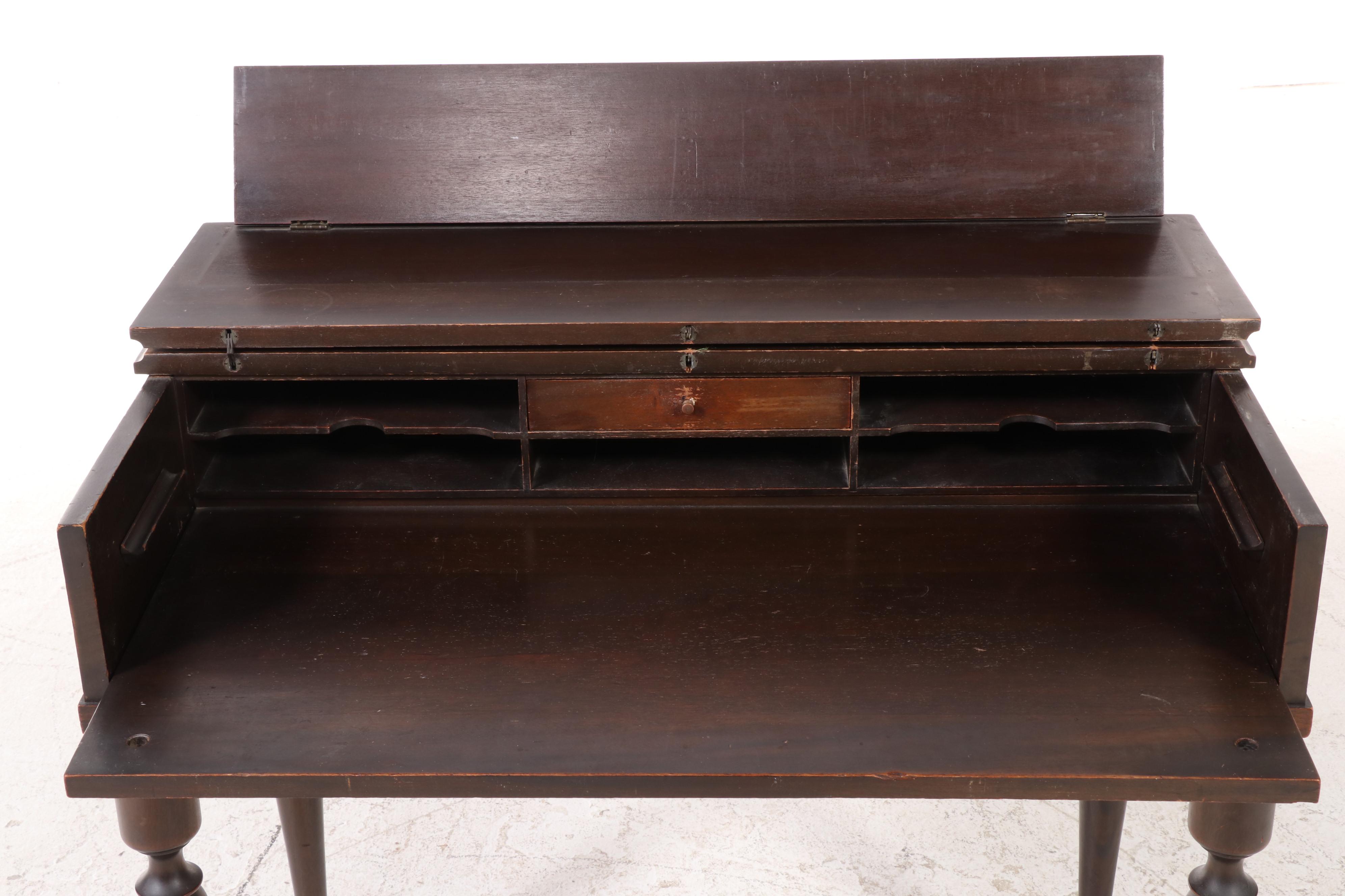 Colonial Mfg. Co. Federal Style Mahogany Spinet Desk, Early 20th ...