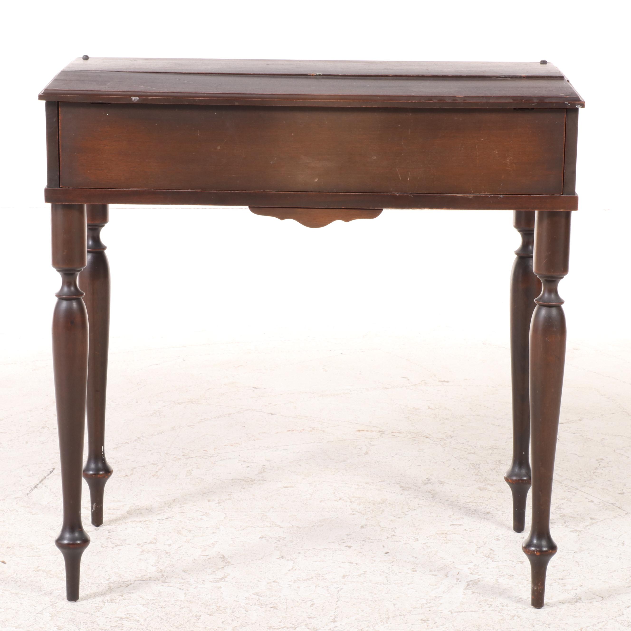 Colonial Mfg. Co. Federal Style Mahogany Spinet Desk, Early 20th ...