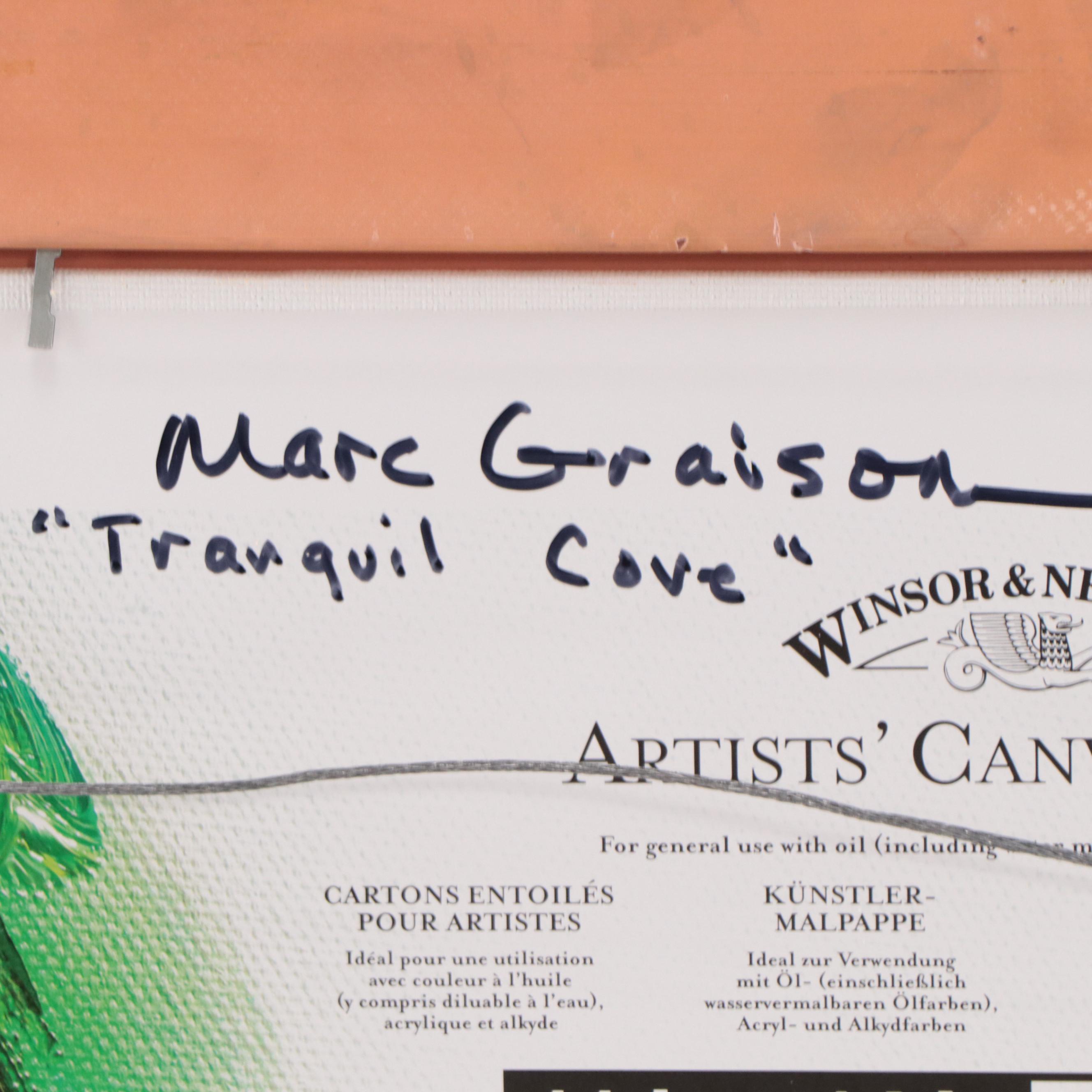 Marc Graison Impressionst Style Oil Painting "Tranquil Cove," 2023 | EBTH