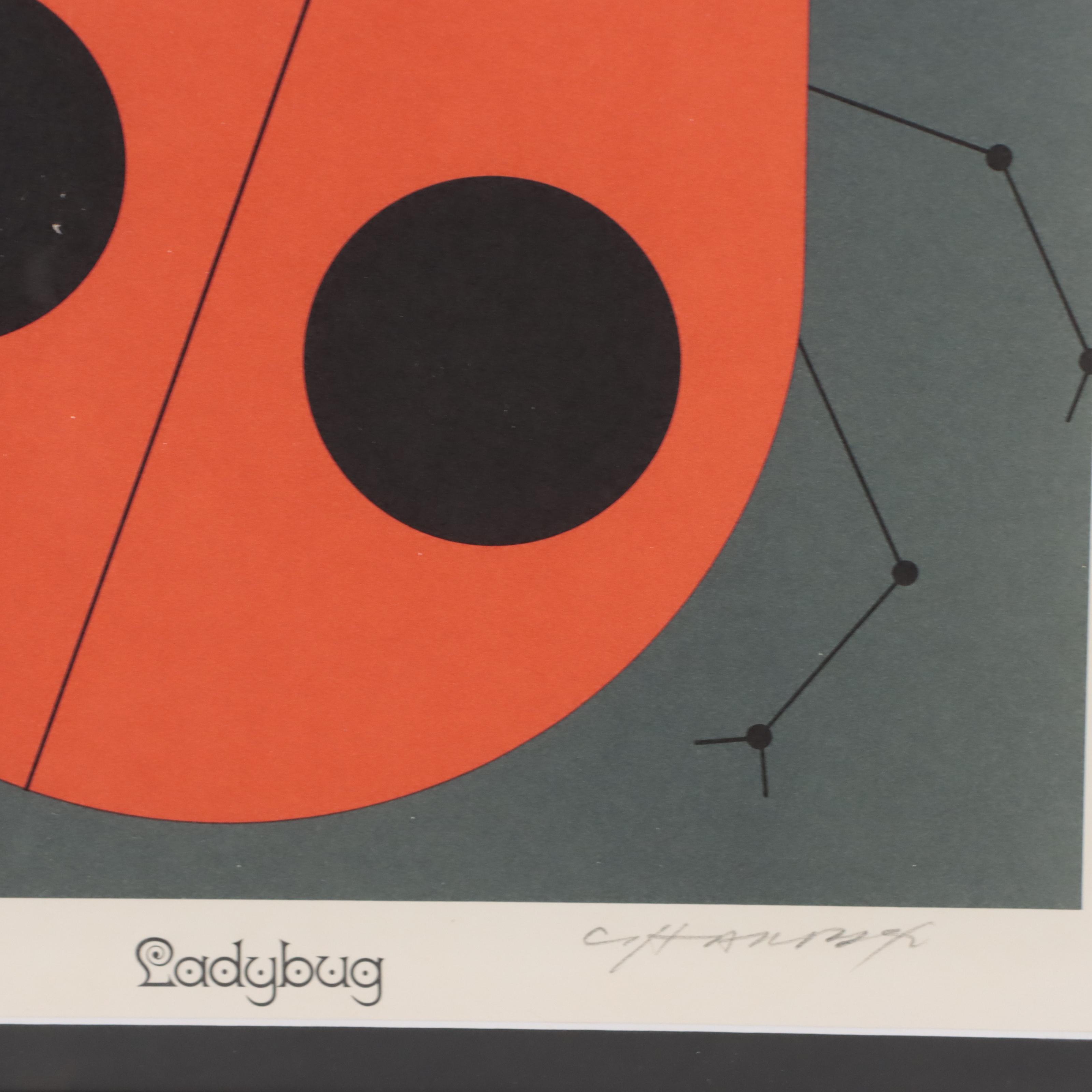 Charley Harper Color Lithograph "Ladybug," Late 20th Century | EBTH