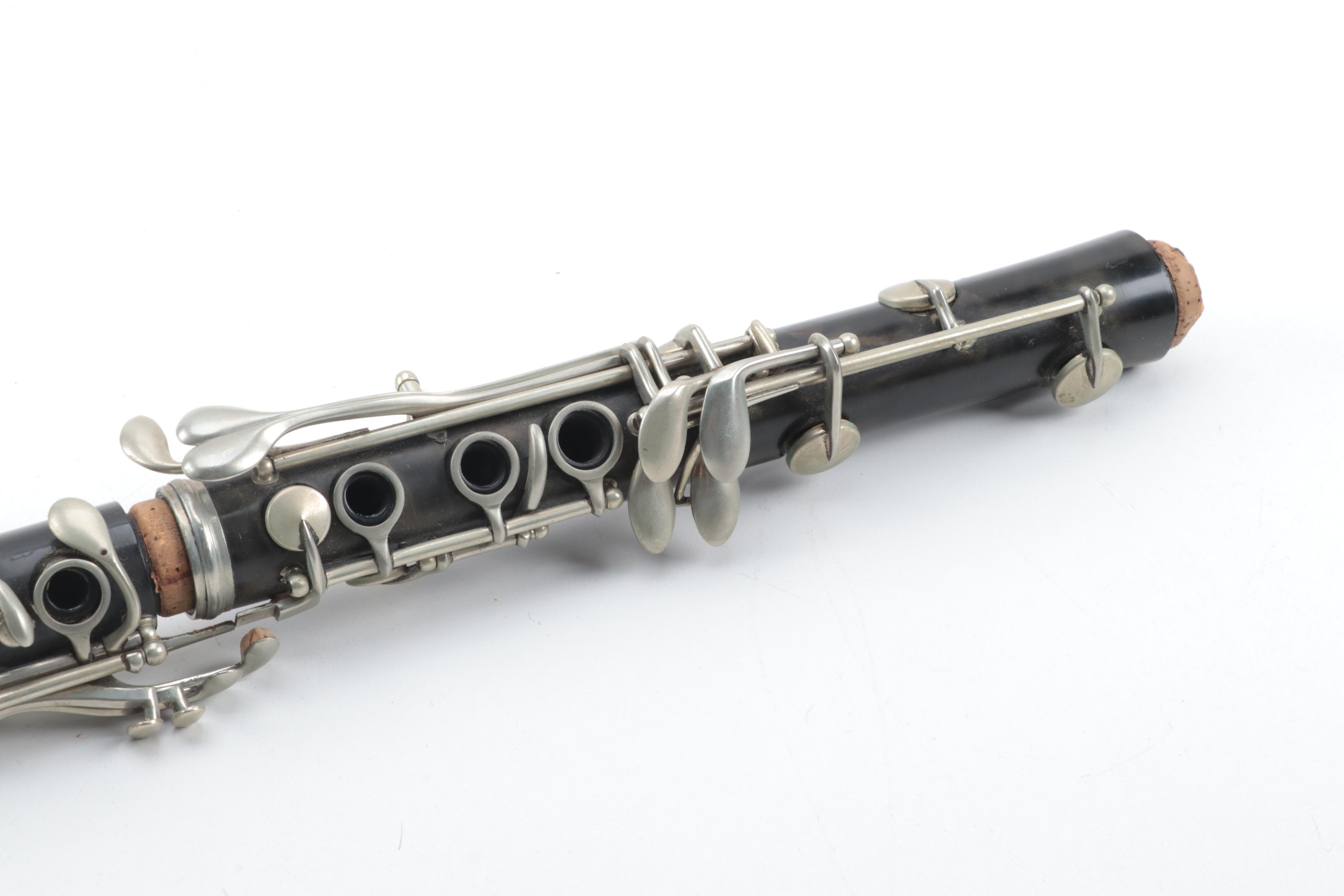 Pan-American Zyloid Clarinet with Leather Hard Side Case | EBTH