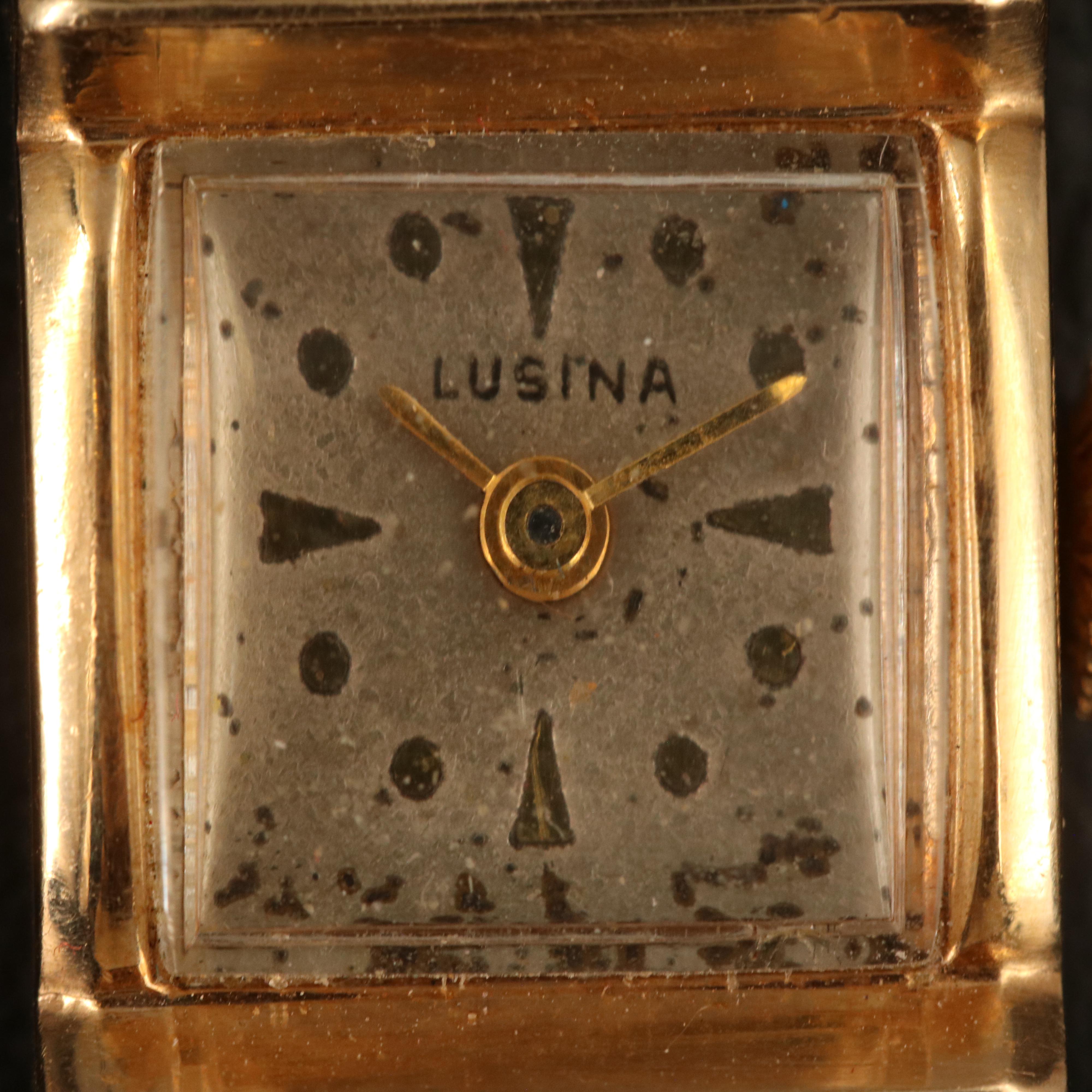 Lusina 14K Hand Wind Swiss Wristwatch | EBTH