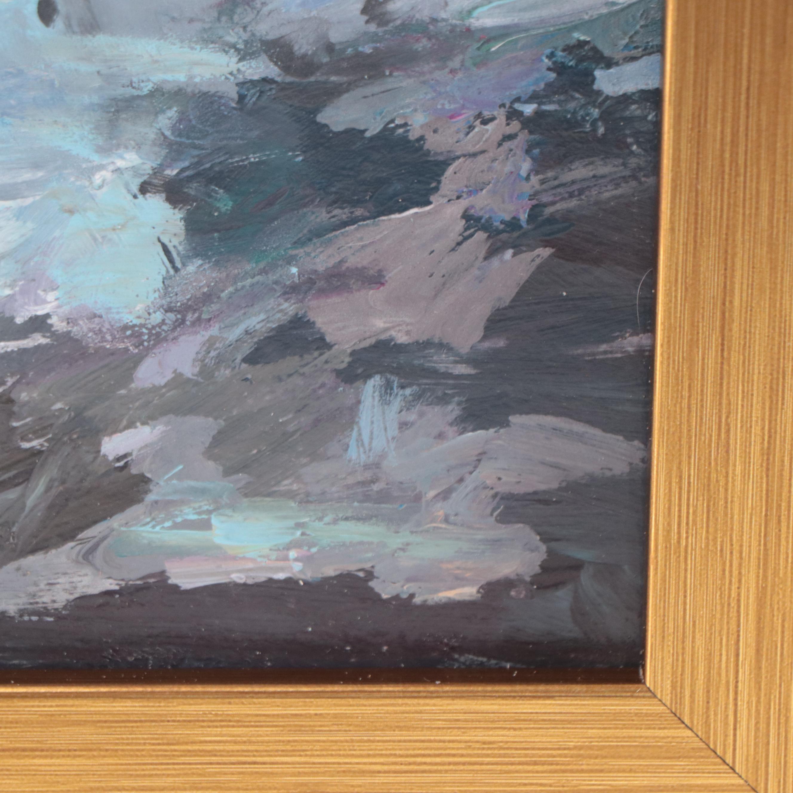 Agnes Rey Oil Painting "Sailboat," 2018 | EBTH