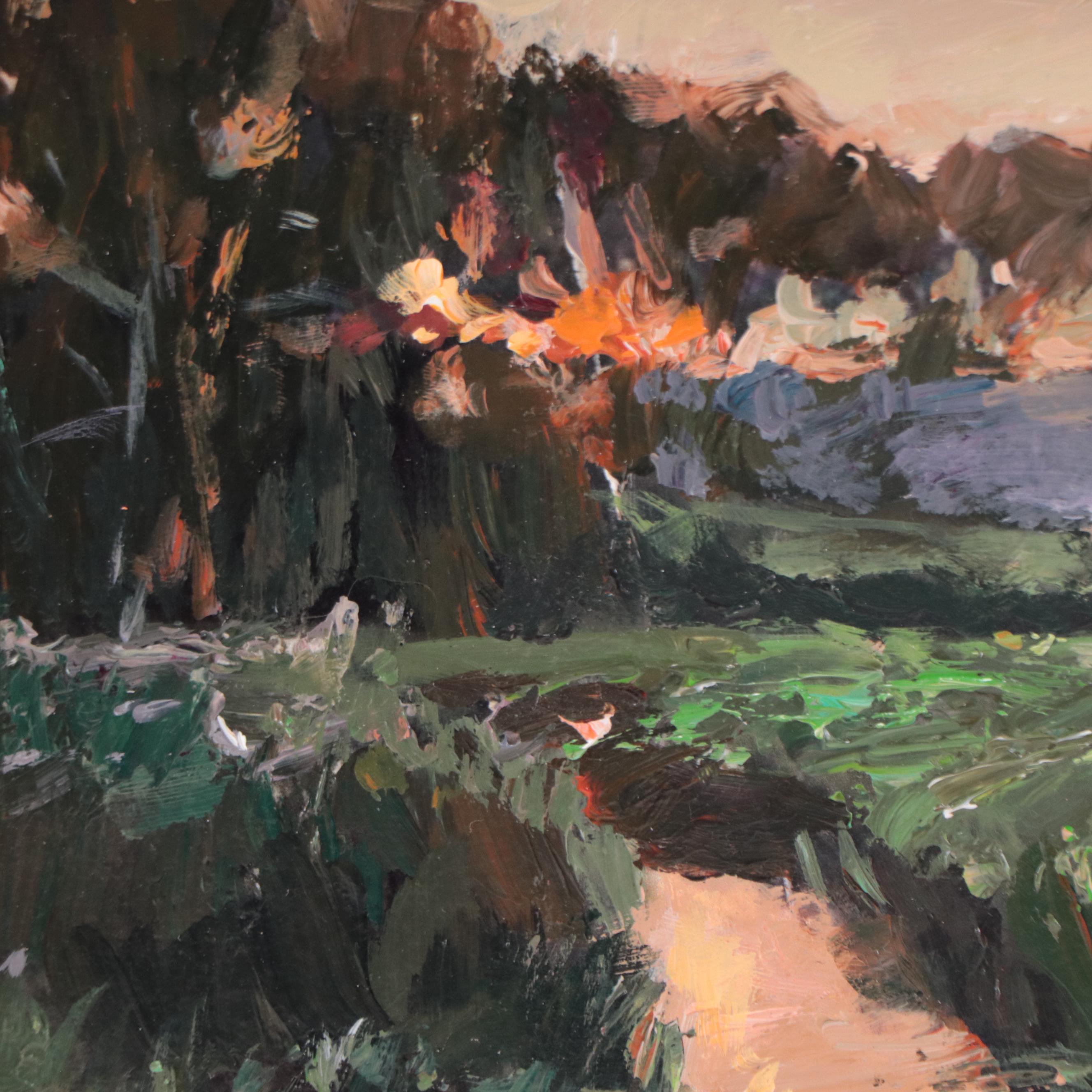 Agnes Rey Oil Painting "The Silent River," 2018 | EBTH