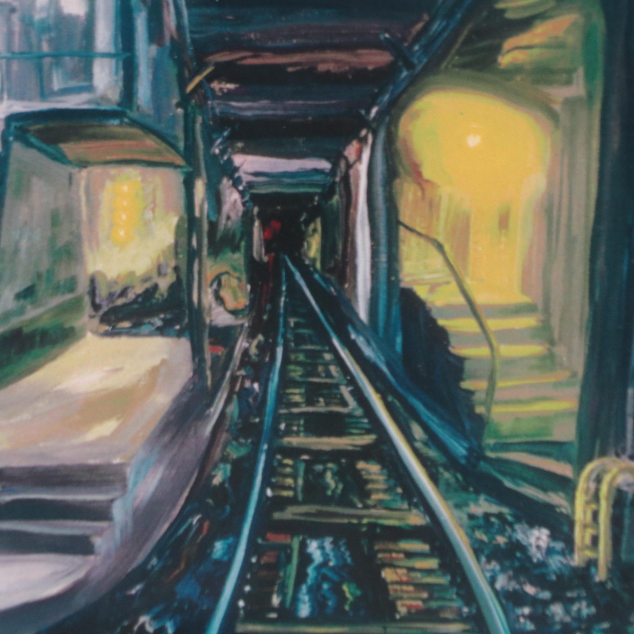 Arthur Milton Robins Digital Print "Crossed Tracks," 2020 | EBTH