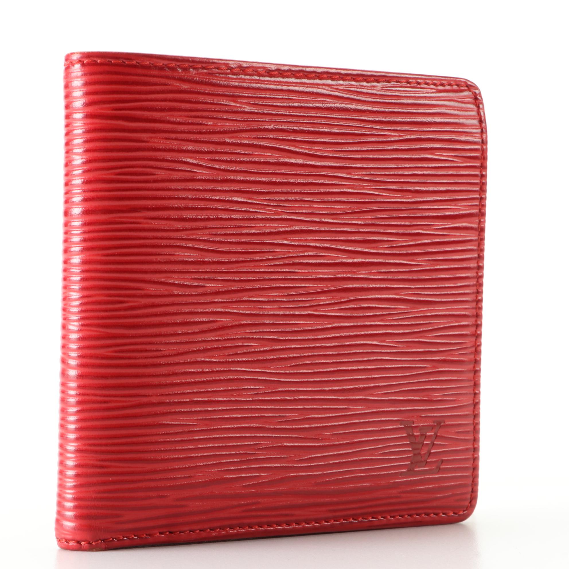 Louis Vuitton Bifold Wallet in Castilian Red Epi Leather | EBTH