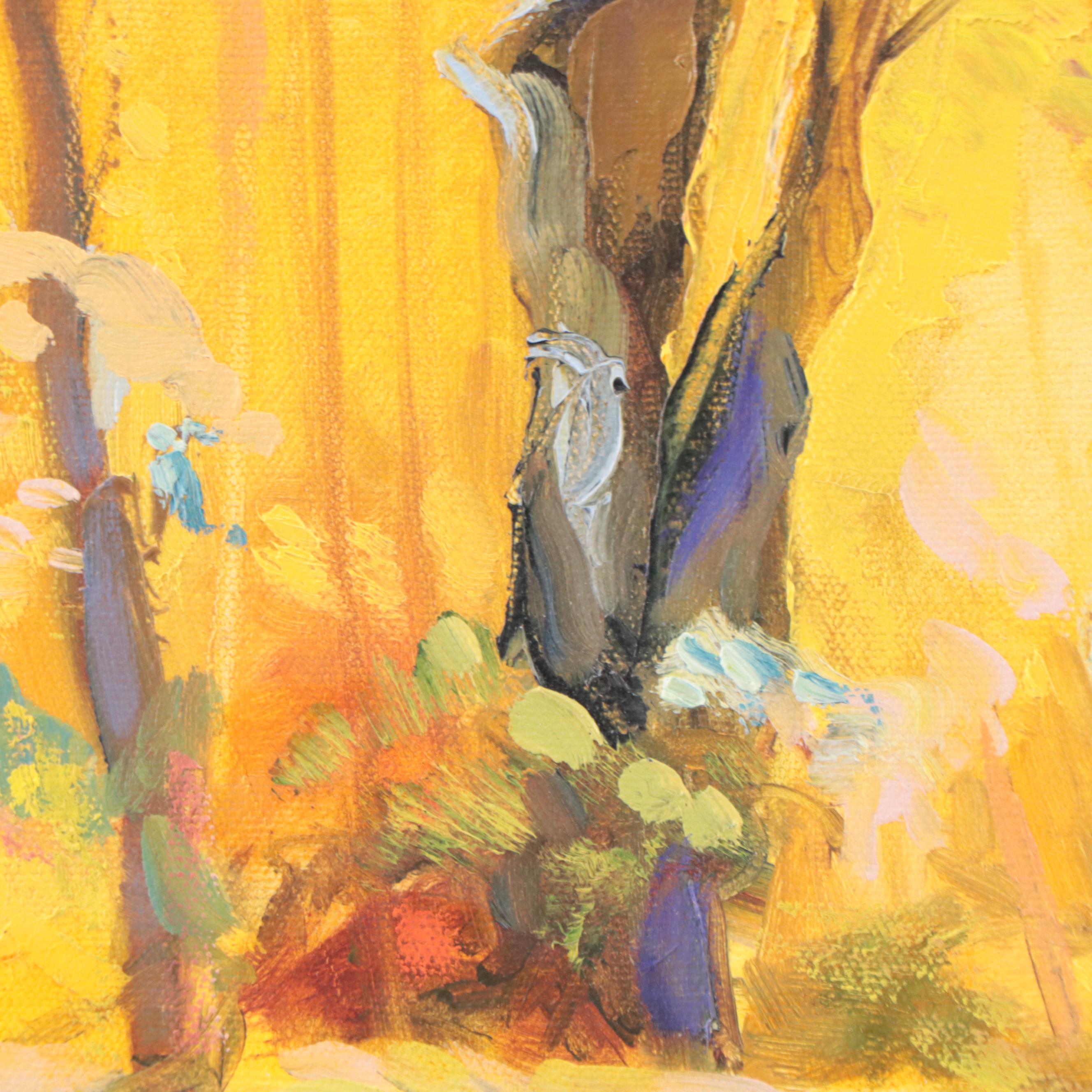 Gail "Gaia" Morrison Landscape Oil Painting "Camargo Colors" | EBTH