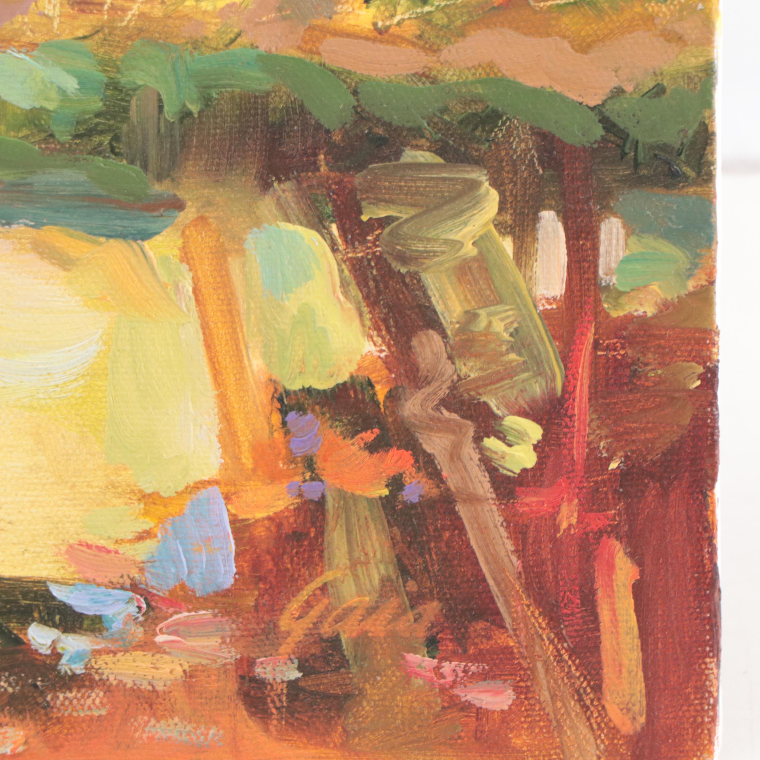 Gail "Gaia" Morrison Landscape Oil Painting "Camargo Colors" | EBTH