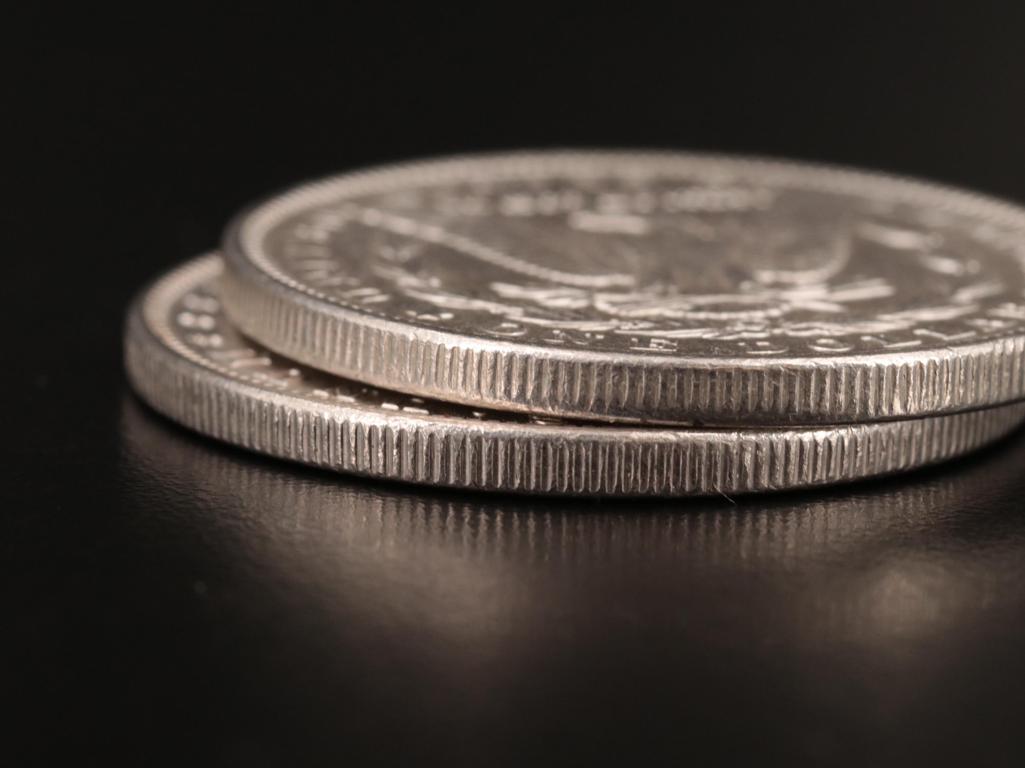 Roll of 1890 Morgan dollars in a Novelty Wrapper | EBTH