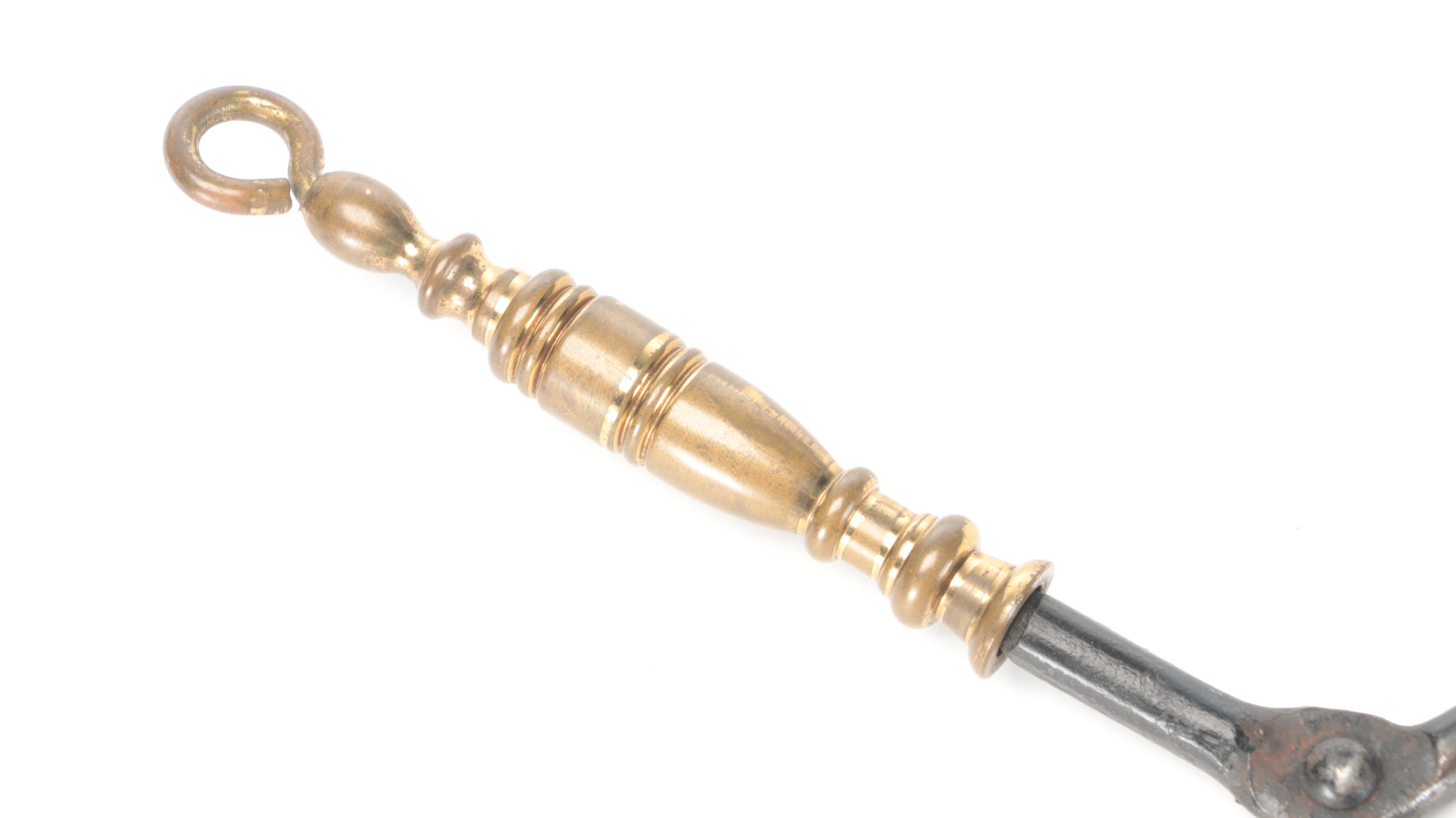 Federal Style Brass Buckets with Bail Handles and Fire Tongs | EBTH