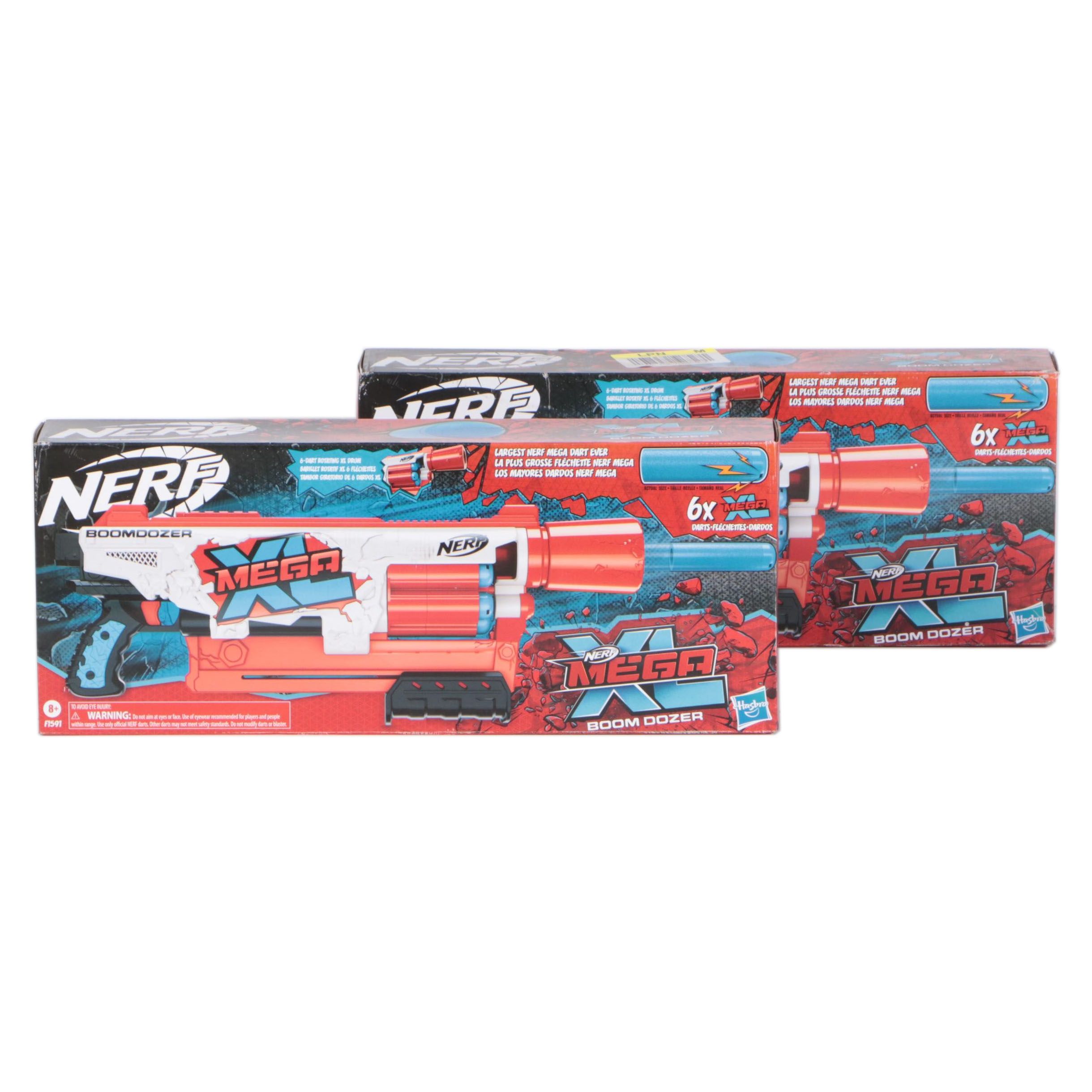 NERF Mega XL Boom Dozer Toy Dart Blasters | EBTH