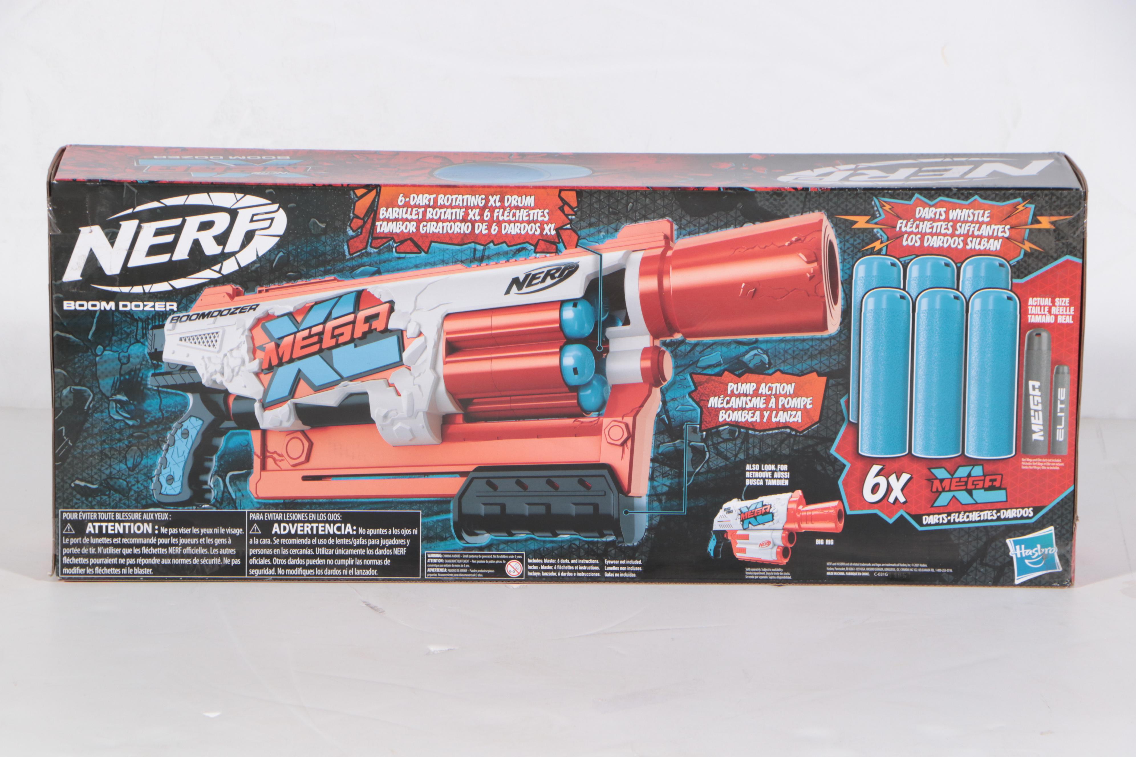 NERF Mega XL Boom Dozer Toy Dart Blasters | EBTH