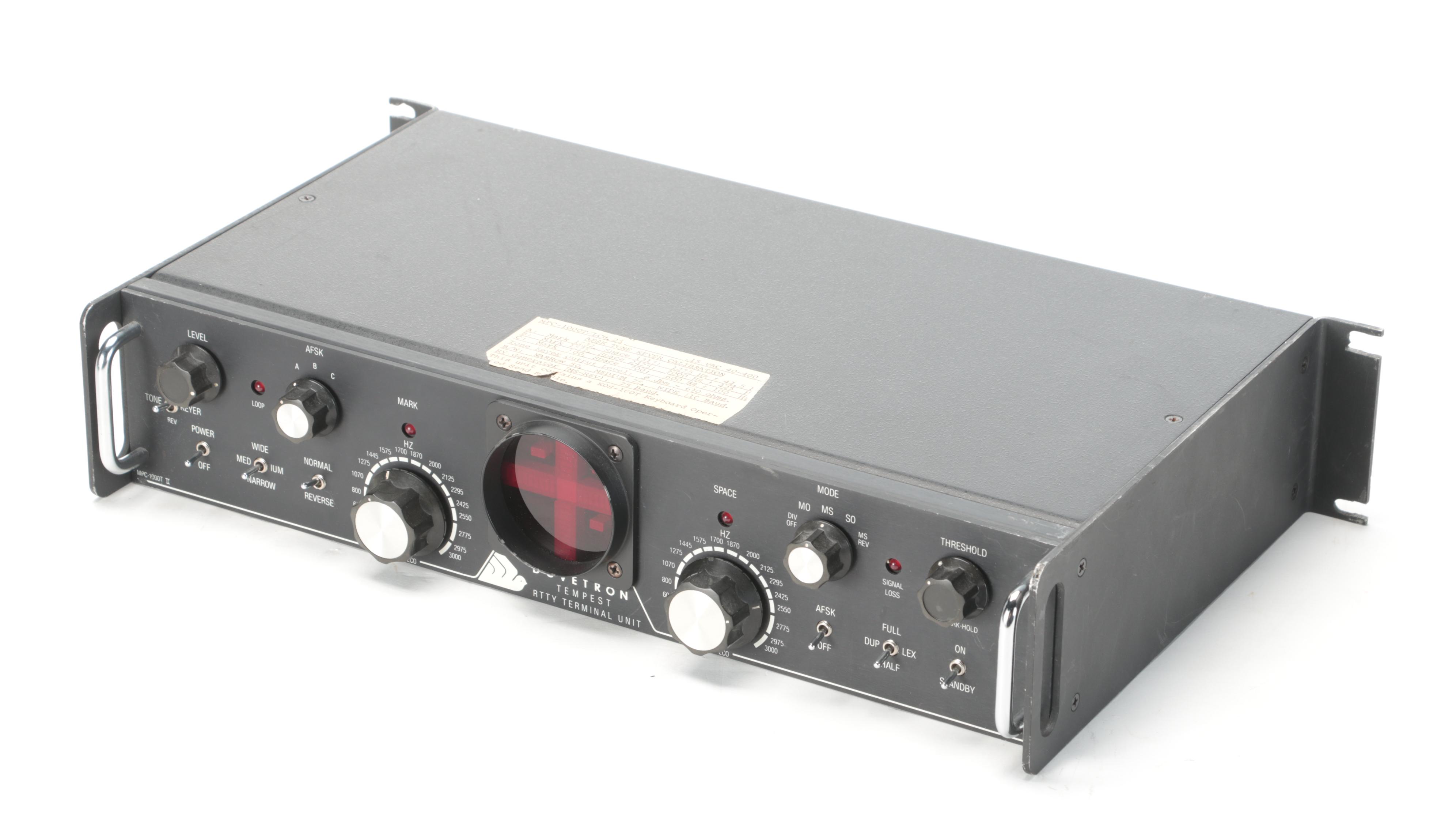 Dovetron MPC-1000T Tempest RTTY Terminal and Tektronix CFG280 Function ...