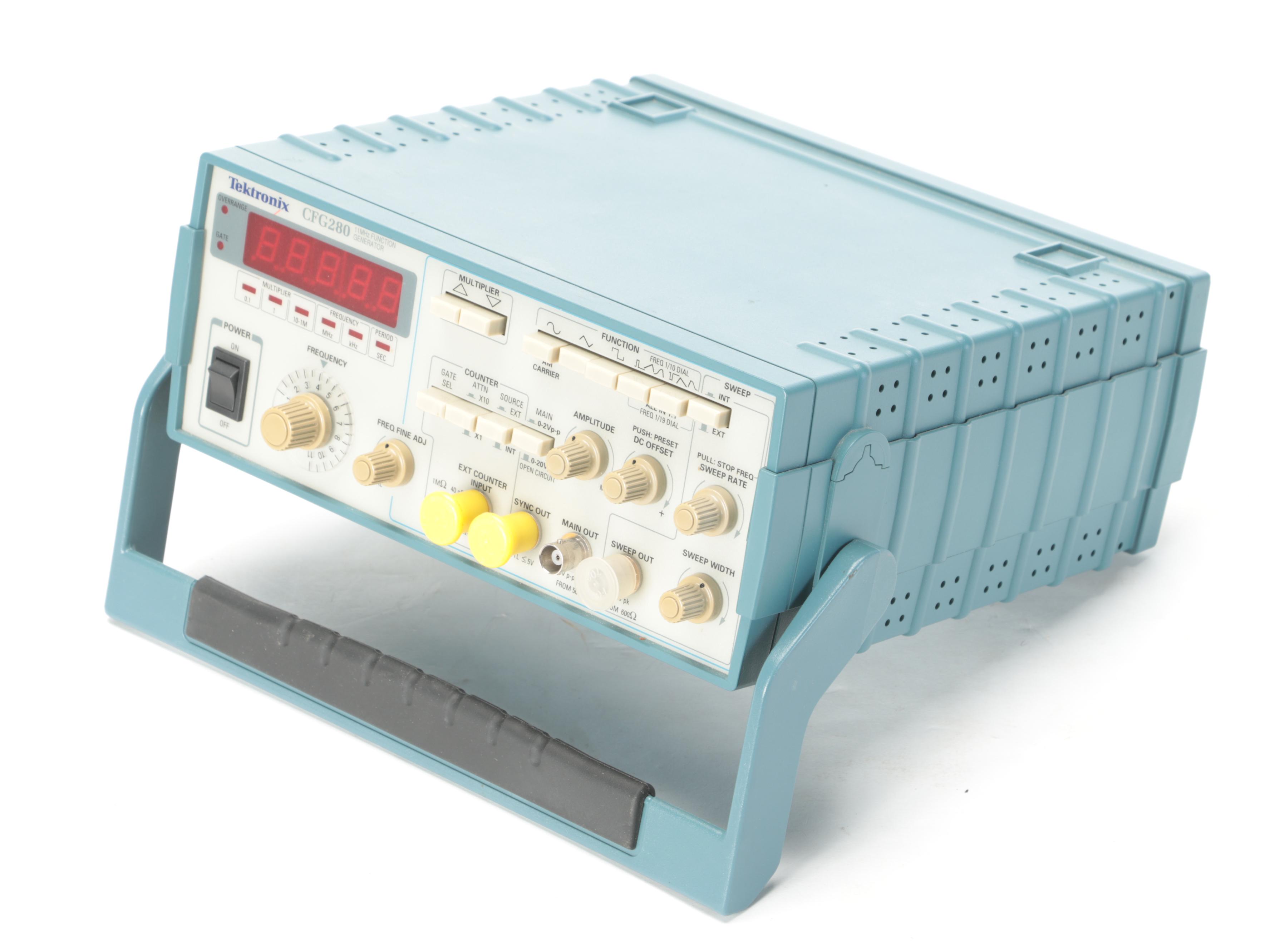 Dovetron MPC-1000T Tempest RTTY Terminal and Tektronix CFG280 Function ...
