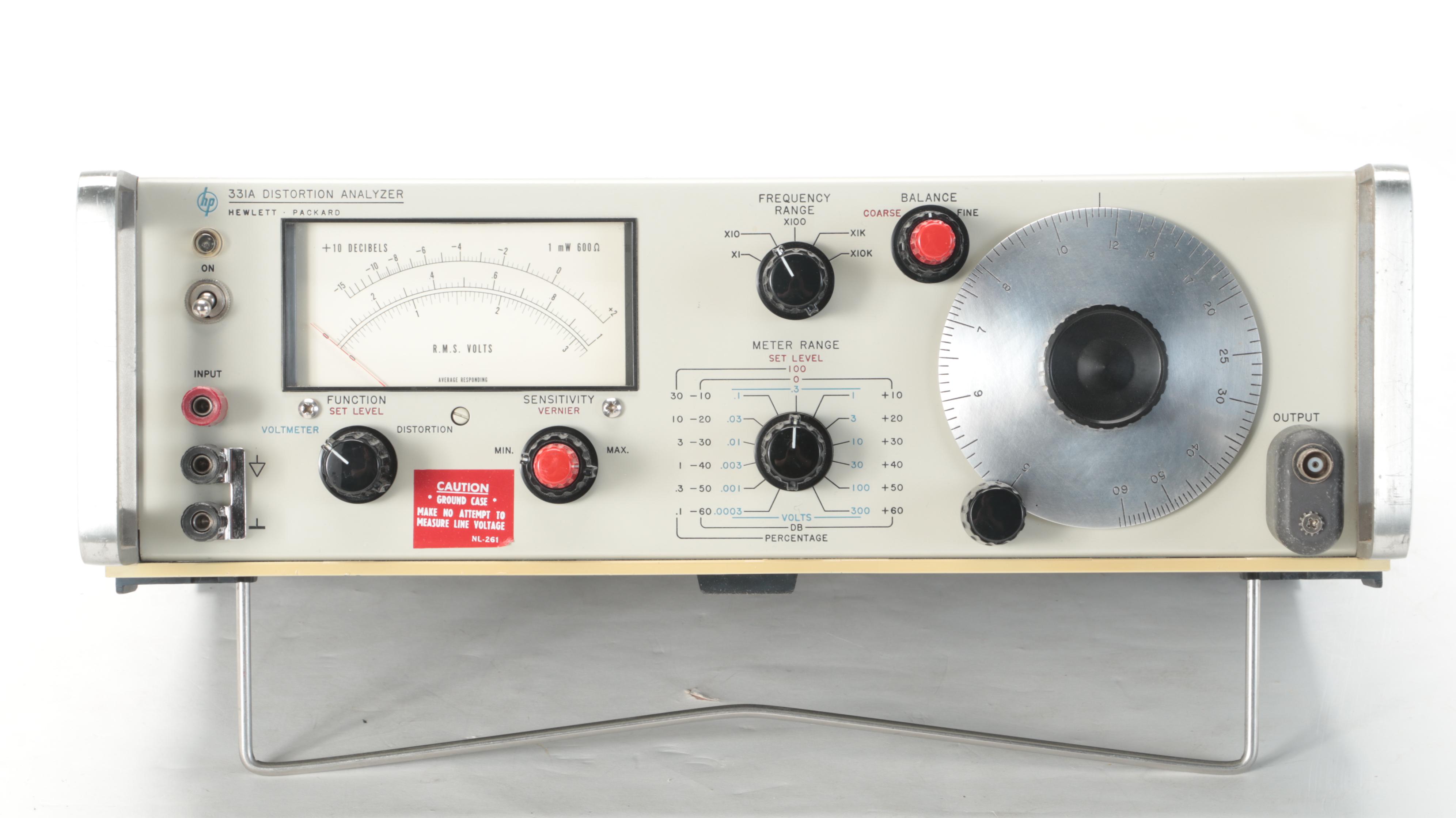 Hewlett-Packard 331A Distortion Analyzer | EBTH
