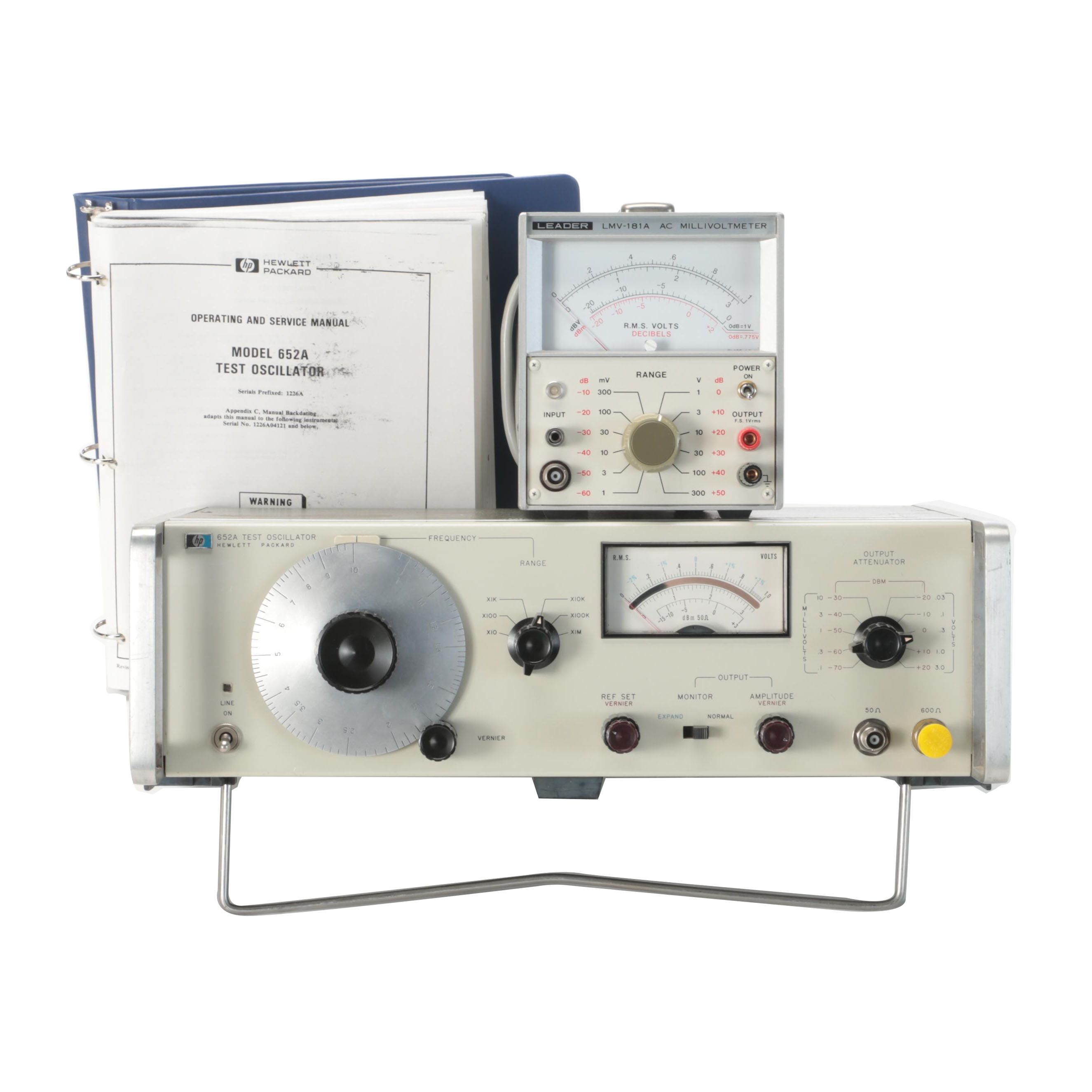 Hewlett-Packard Test Oscillator and Leader Millivoltmeter | EBTH
