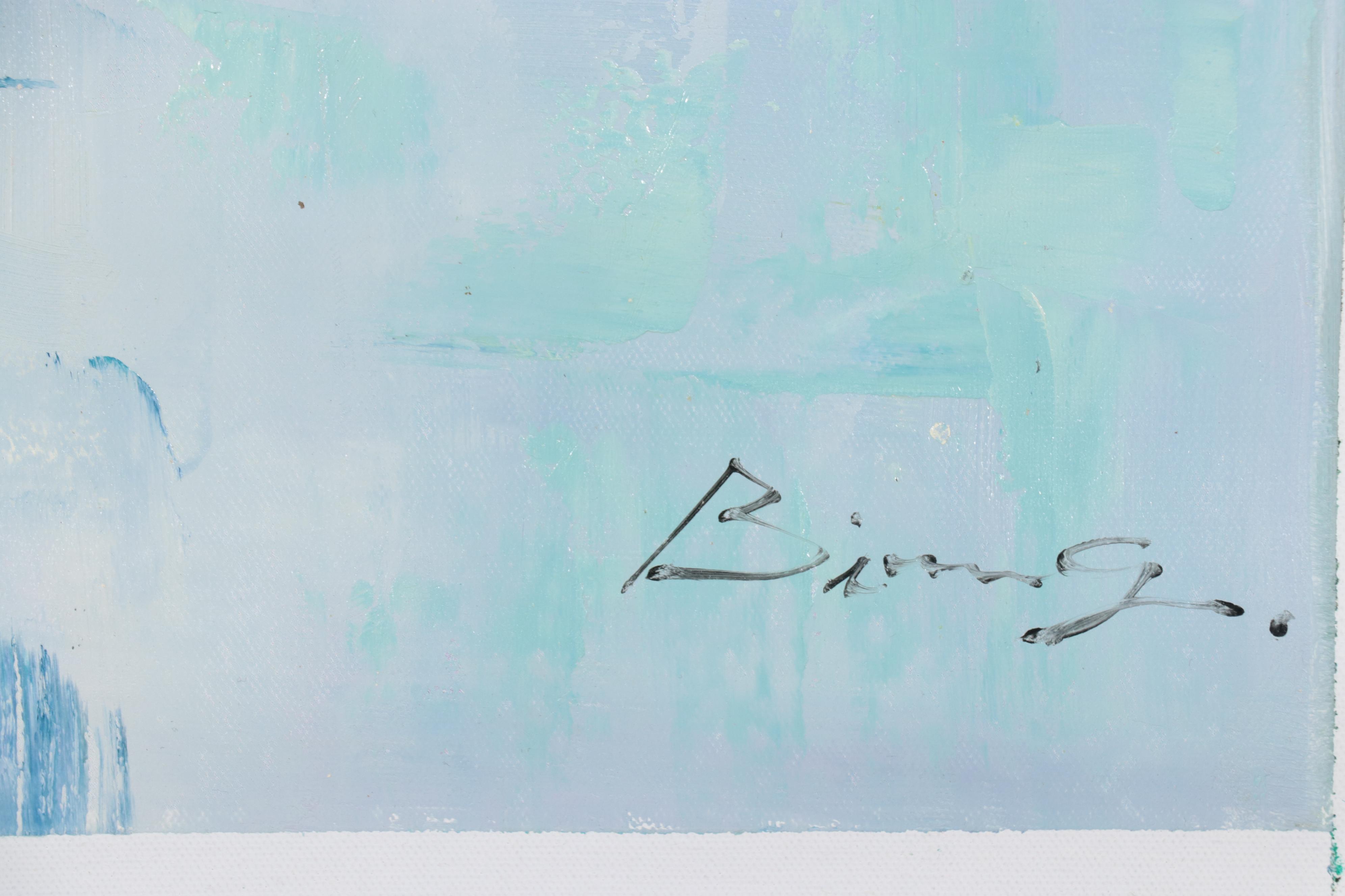 Bing Oil Painting of a Standing Female Figure, 21st Century | EBTH