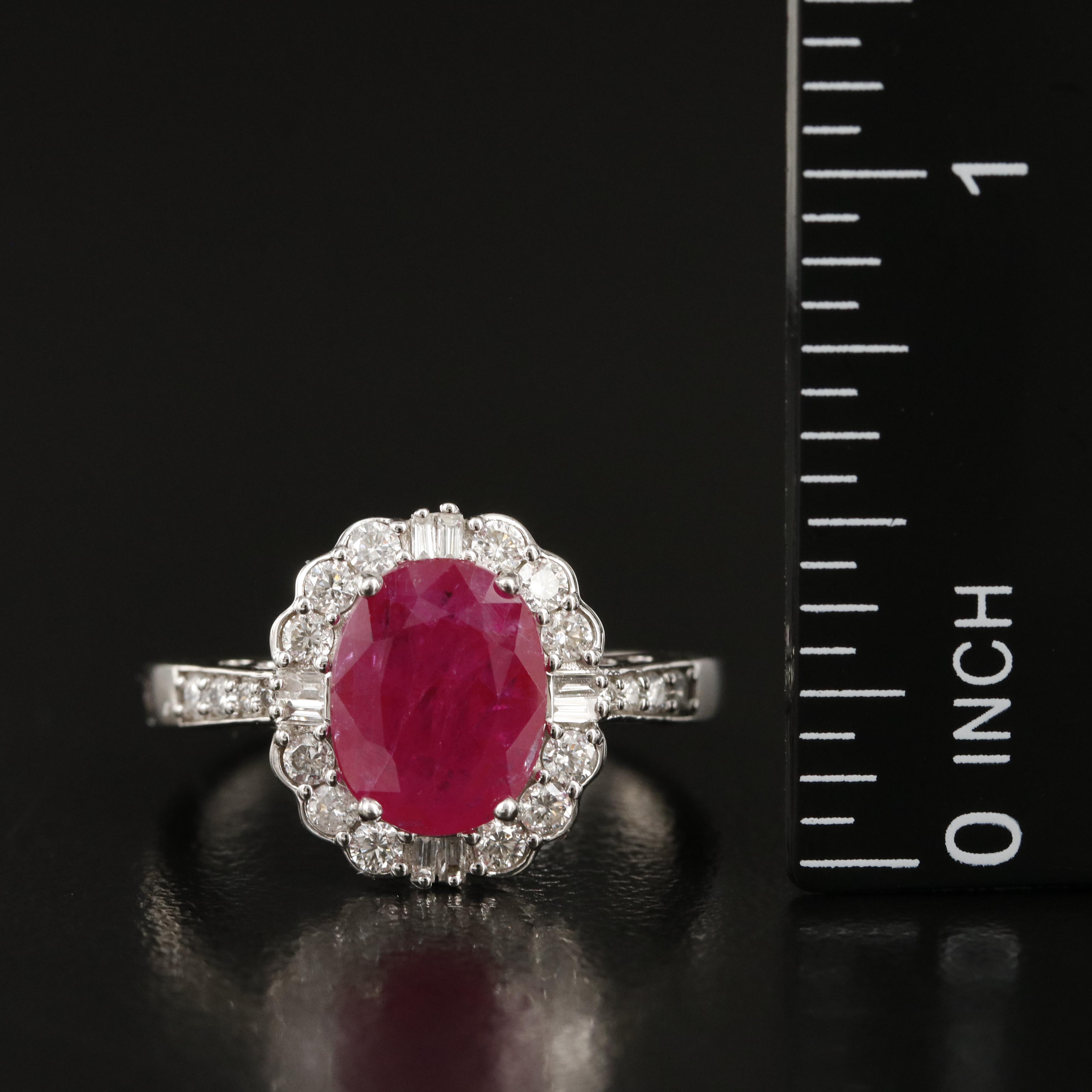 14K Ruby and Diamond Ring | EBTH