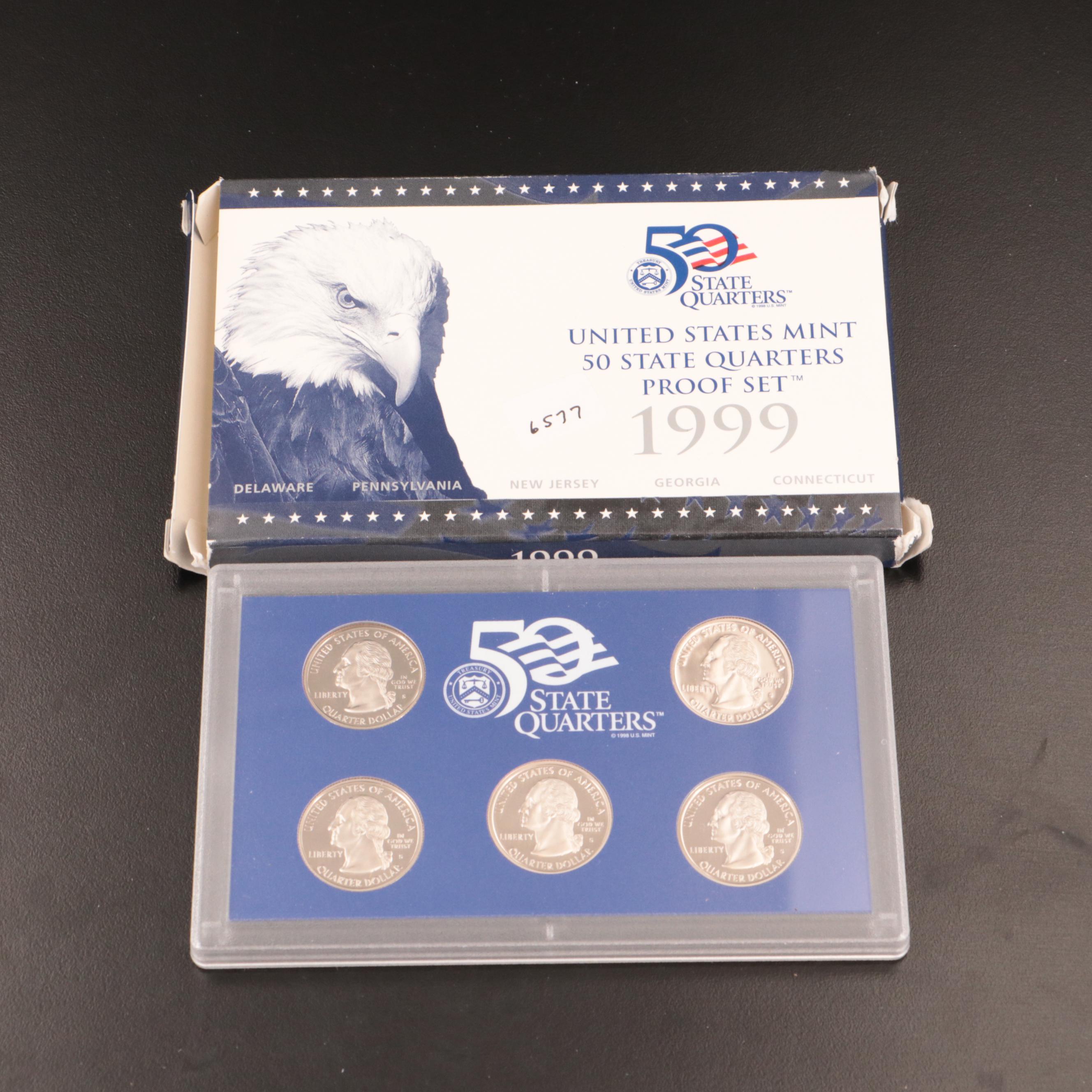 Complete Set of Eleven Statehood and Territories Quarters Proof Sets | EBTH