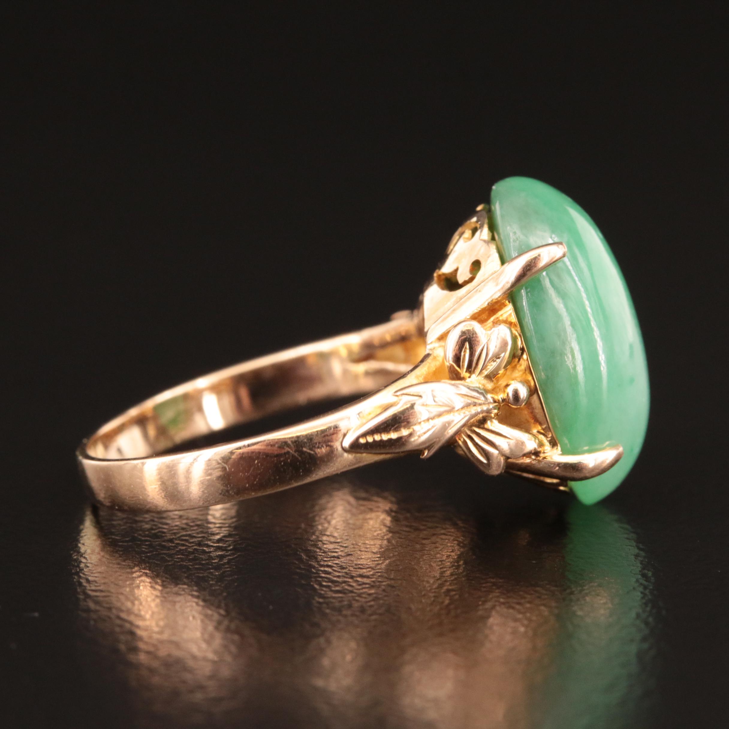 14K Jadeite Ring | EBTH