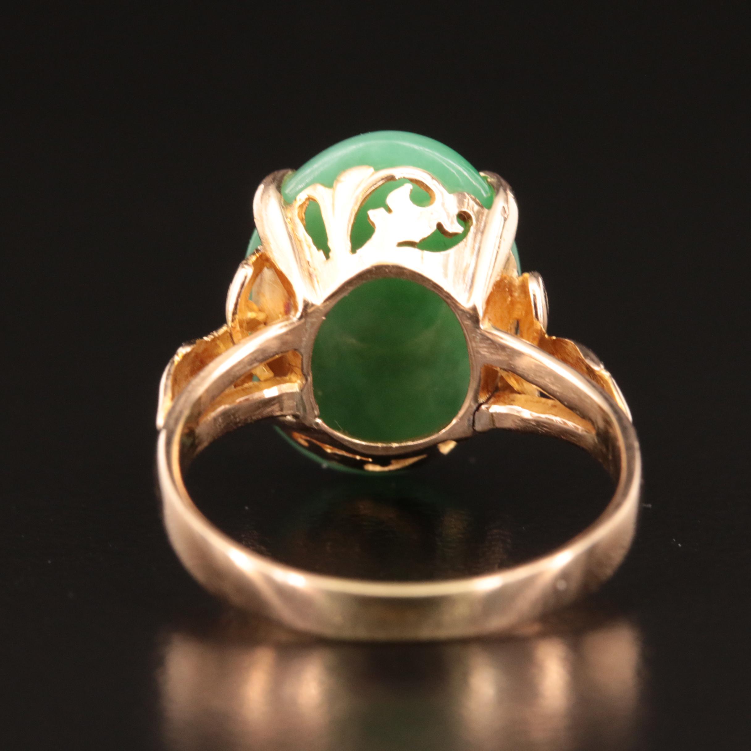 14K Jadeite Ring | EBTH