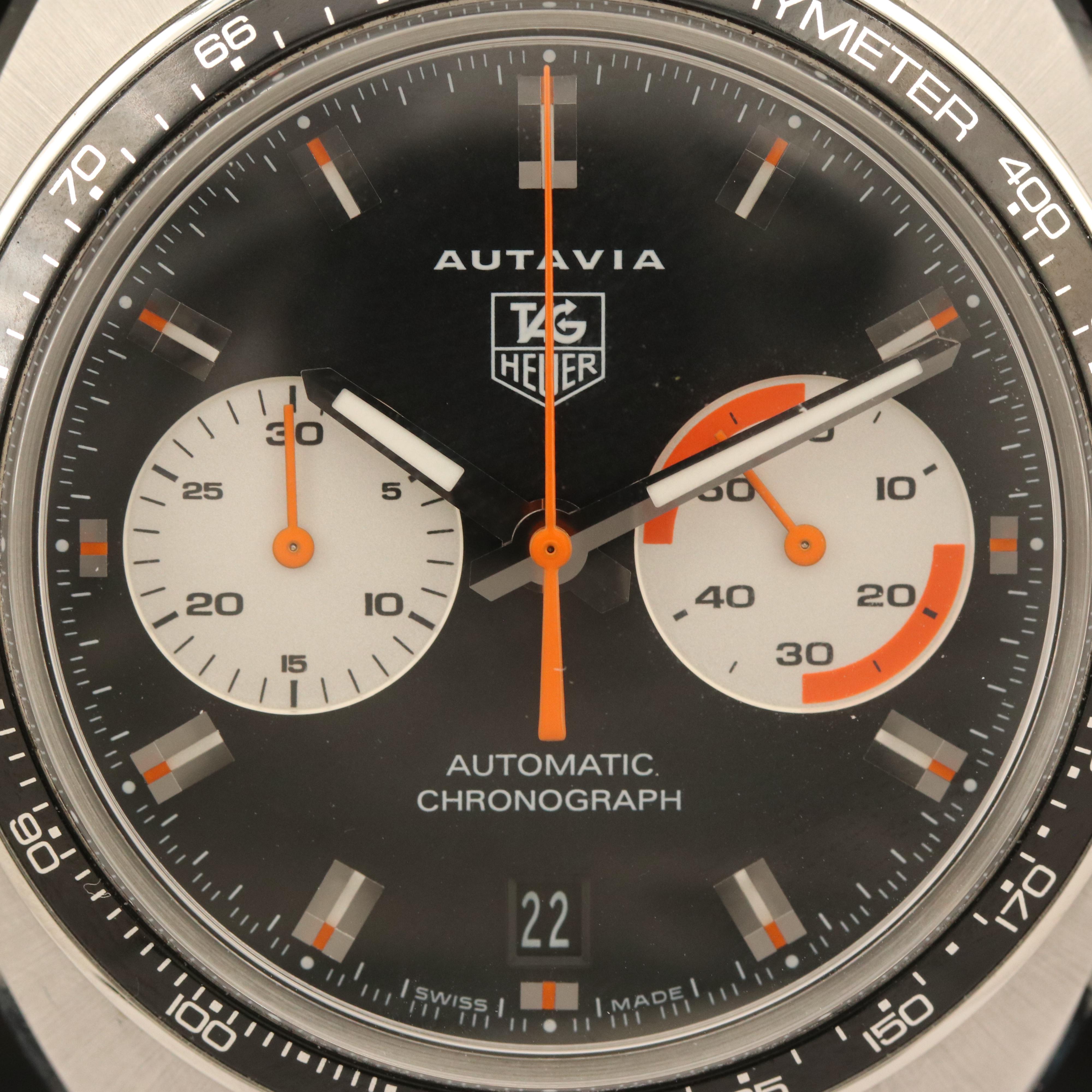 TAG Heuer Autavia Chronograph 42mm Automatic Wristwatch | EBTH