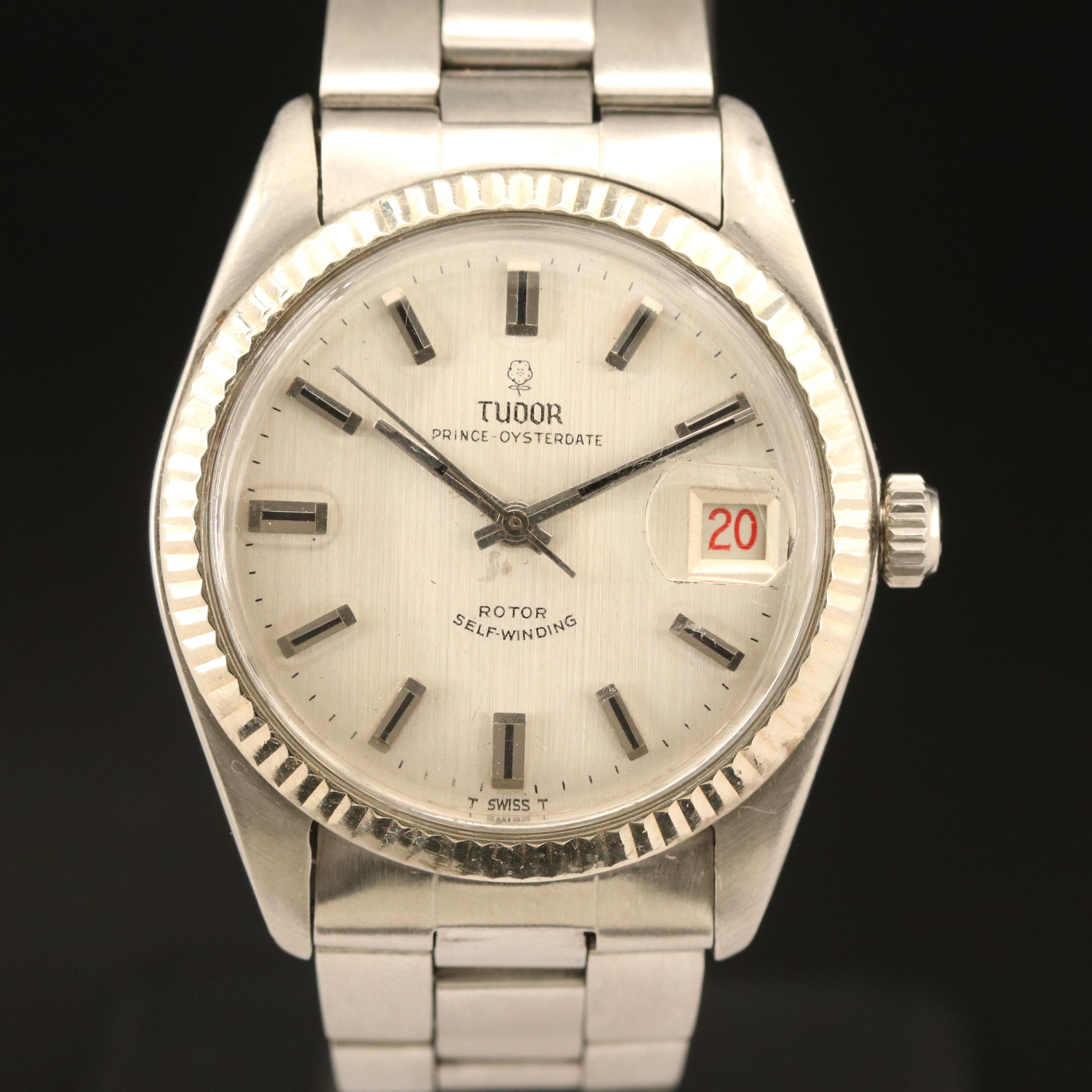 1968 14K and Stainless Steel Tudor Prince Oyster Date Wristwatch | EBTH