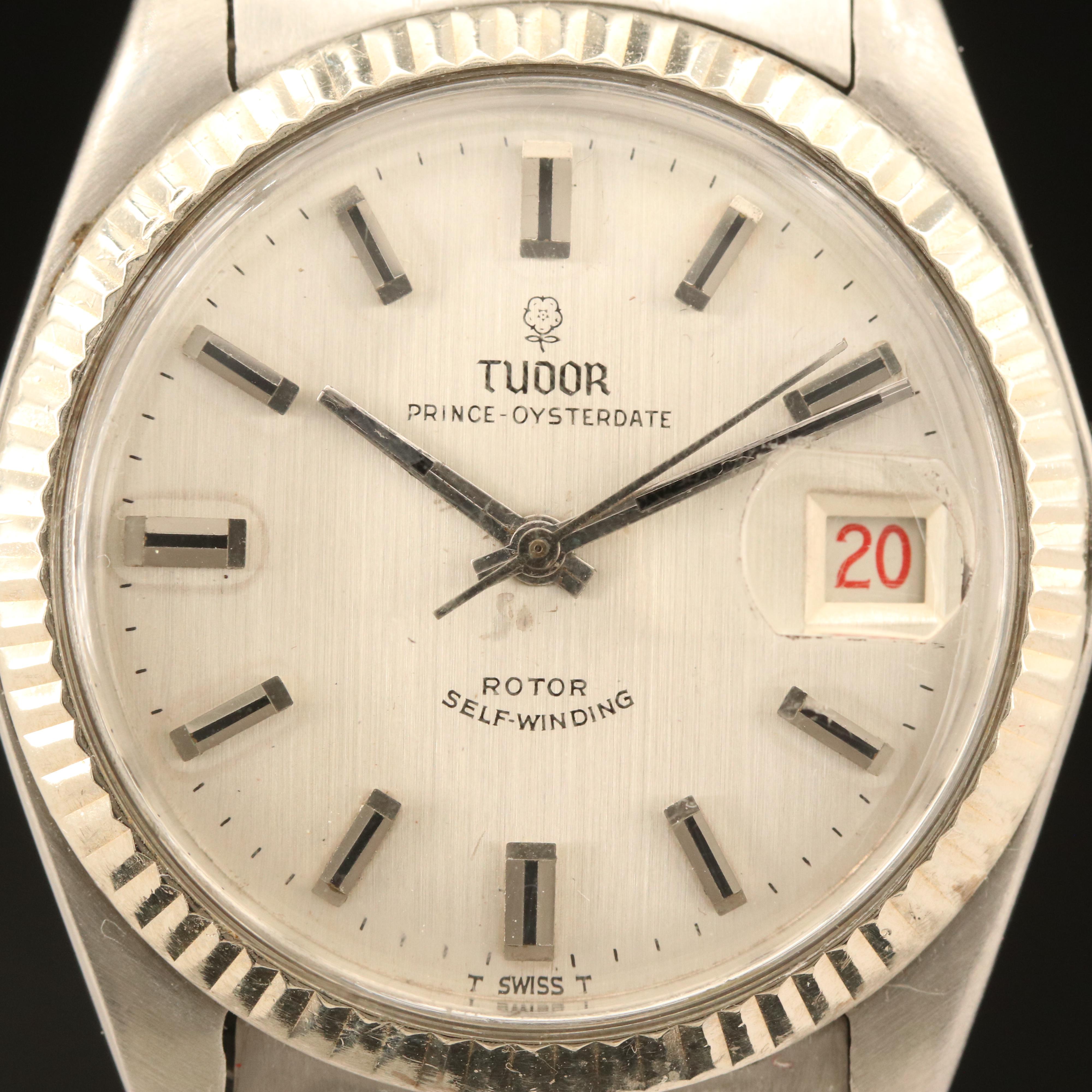 1968 14K and Stainless Steel Tudor Prince Oyster Date Wristwatch | EBTH