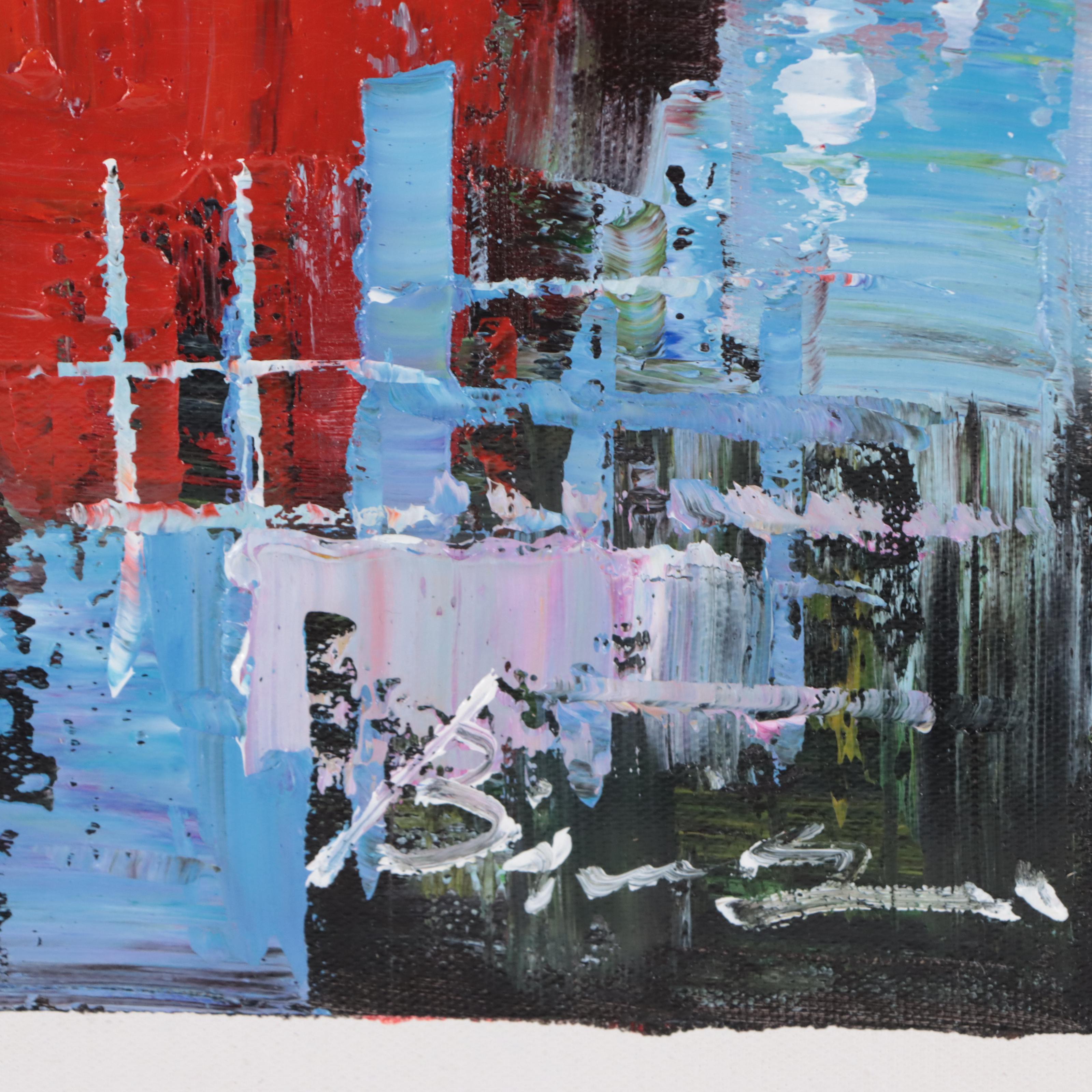 Bing Abstract Oil Painting, 21st Century | EBTH