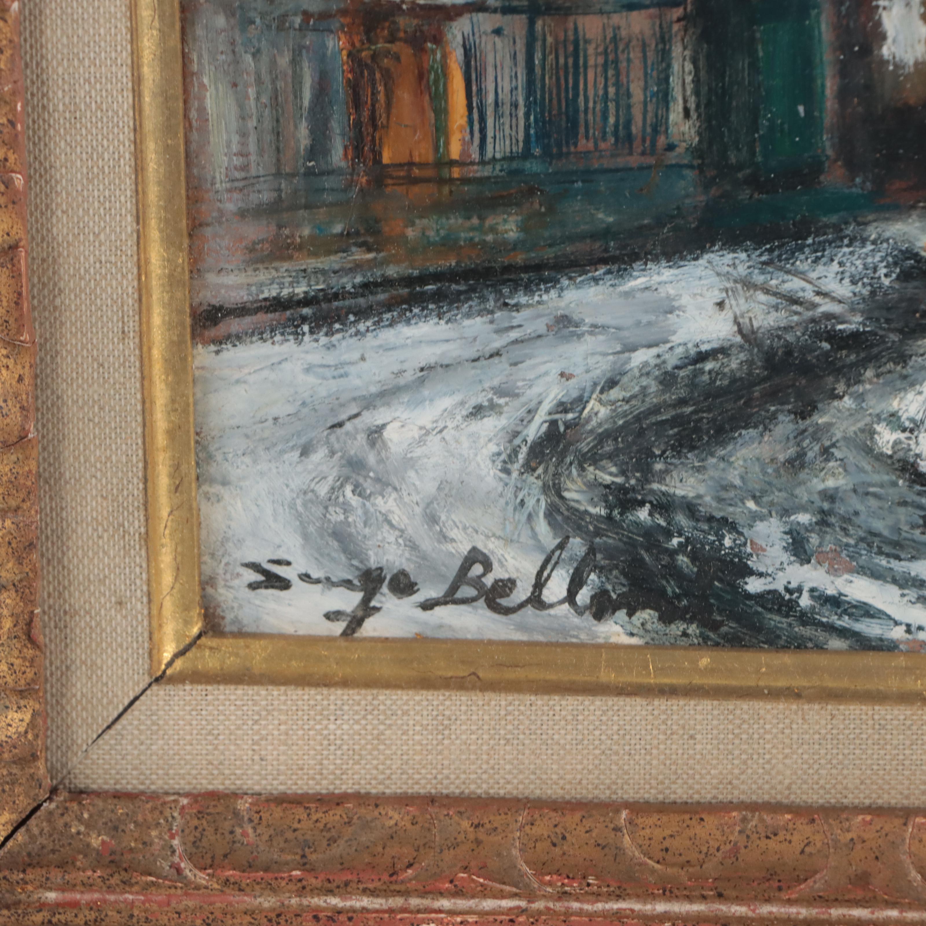 Serge Belloni Oil Painting "Paris, December 1964" | EBTH