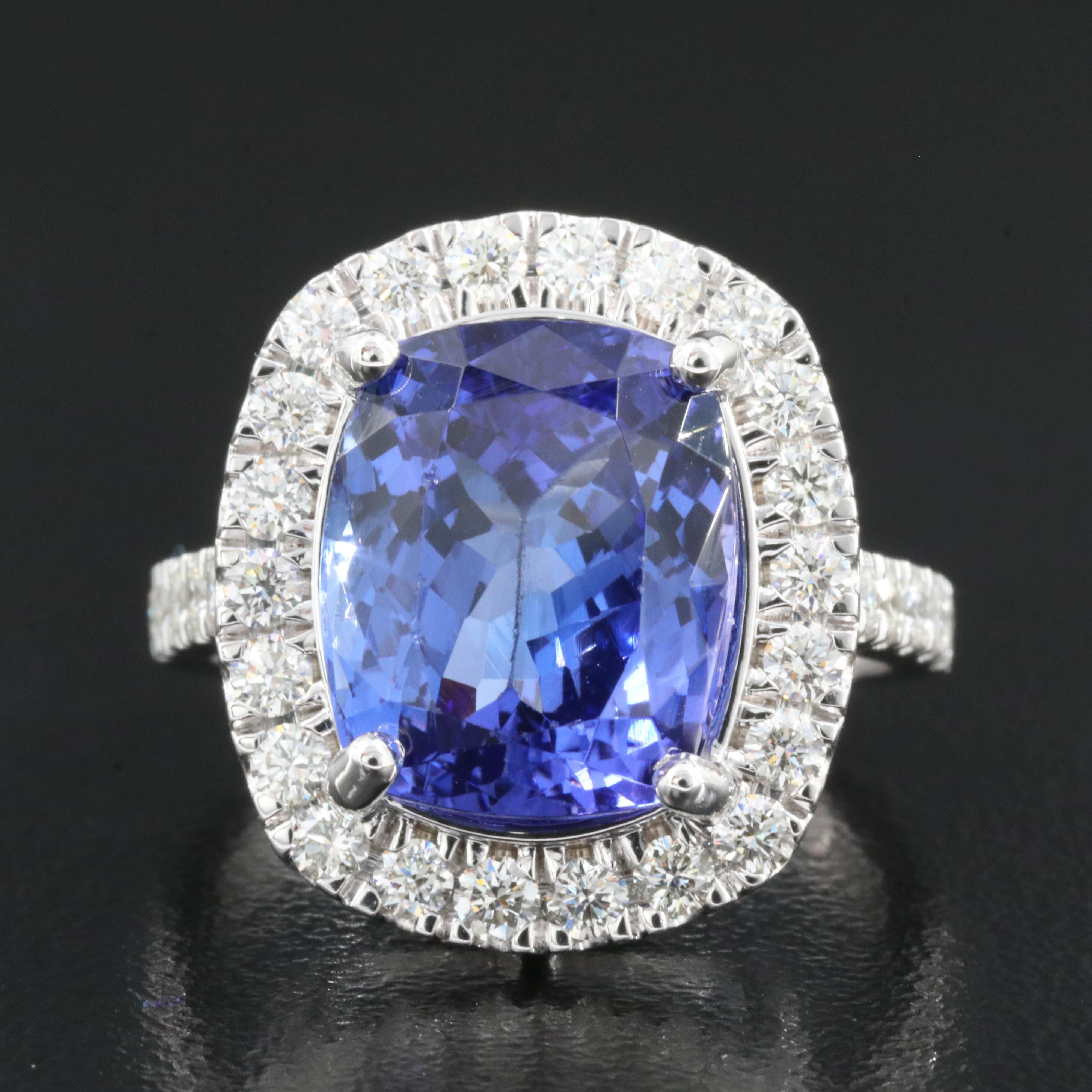 Sterling Tanzanite and Diopside Flora and Fauna Ring | EBTH