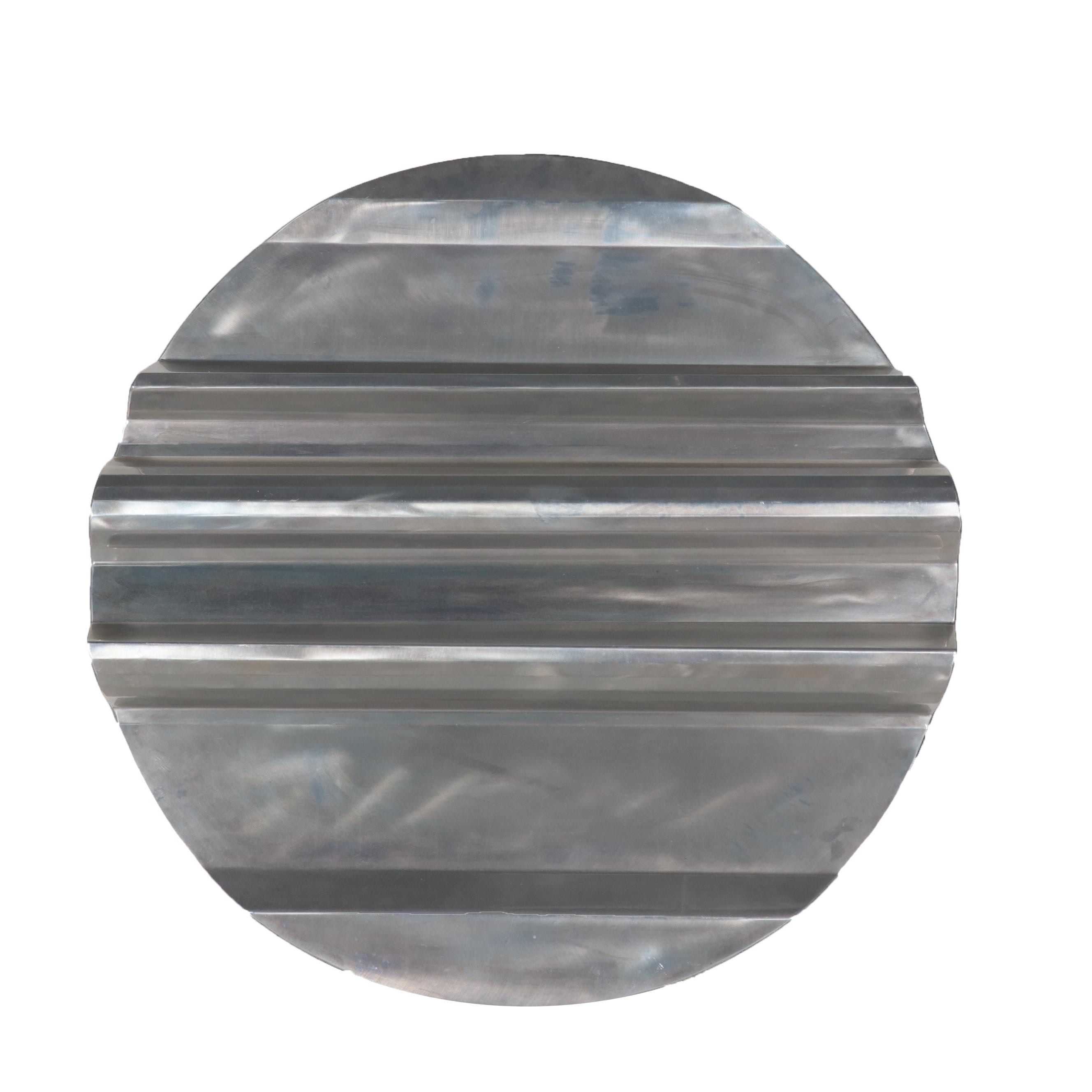 Undulating Op Art Metal Wall Sculpture | EBTH