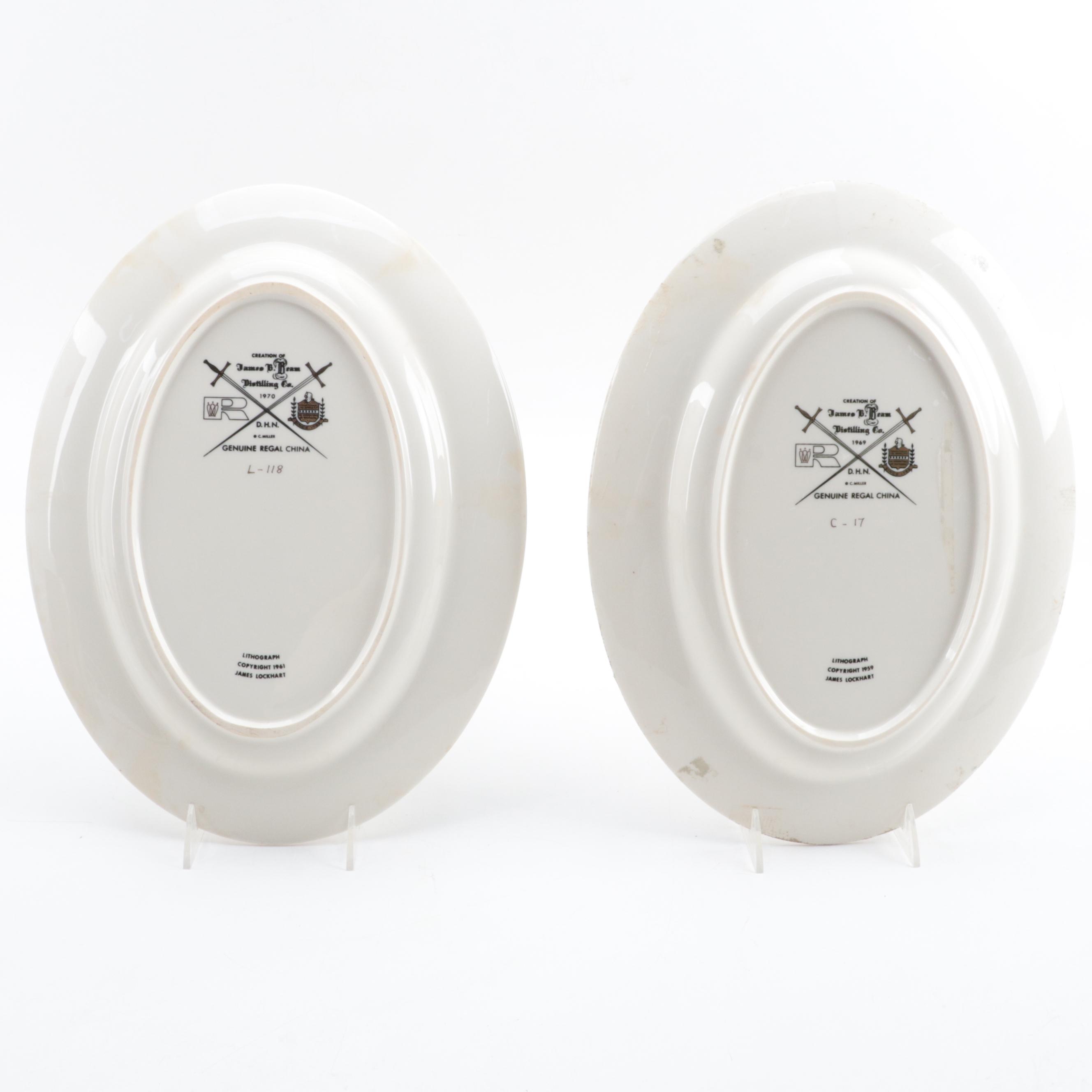 Regal China for James Beam Distilling Co. Ceramic Platters and Pitcher ...