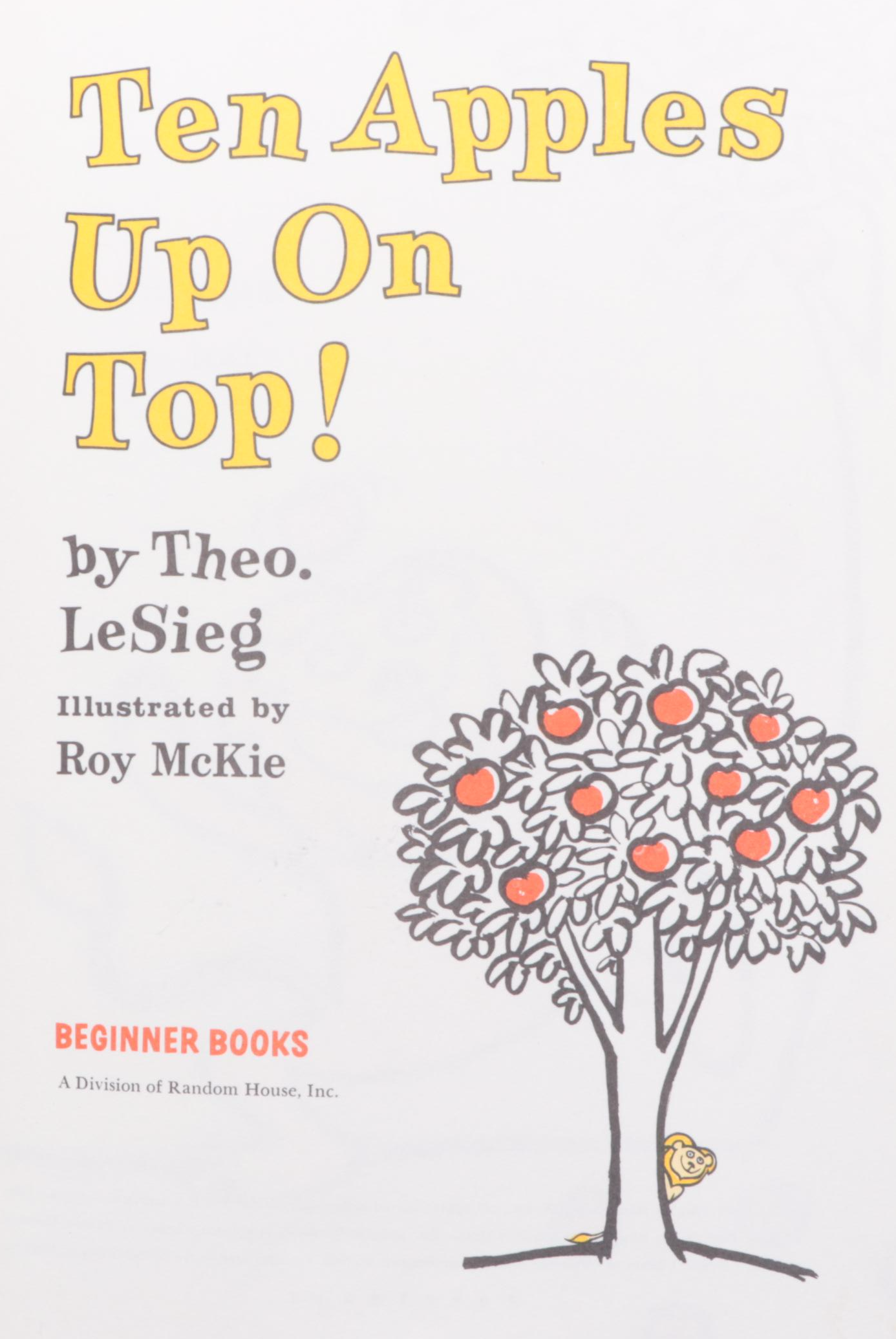 Book Club Edition "Ten Apples up on Top" by Theo. LeSieg and More | EBTH