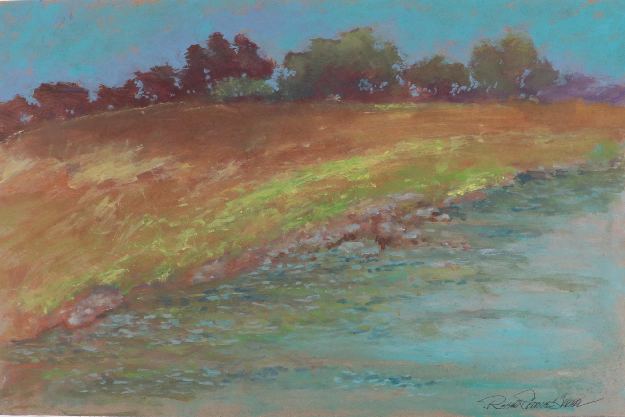 Robert Riddle-Baker Acrylic Painting "A Lazy Stream," 2022 | EBTH