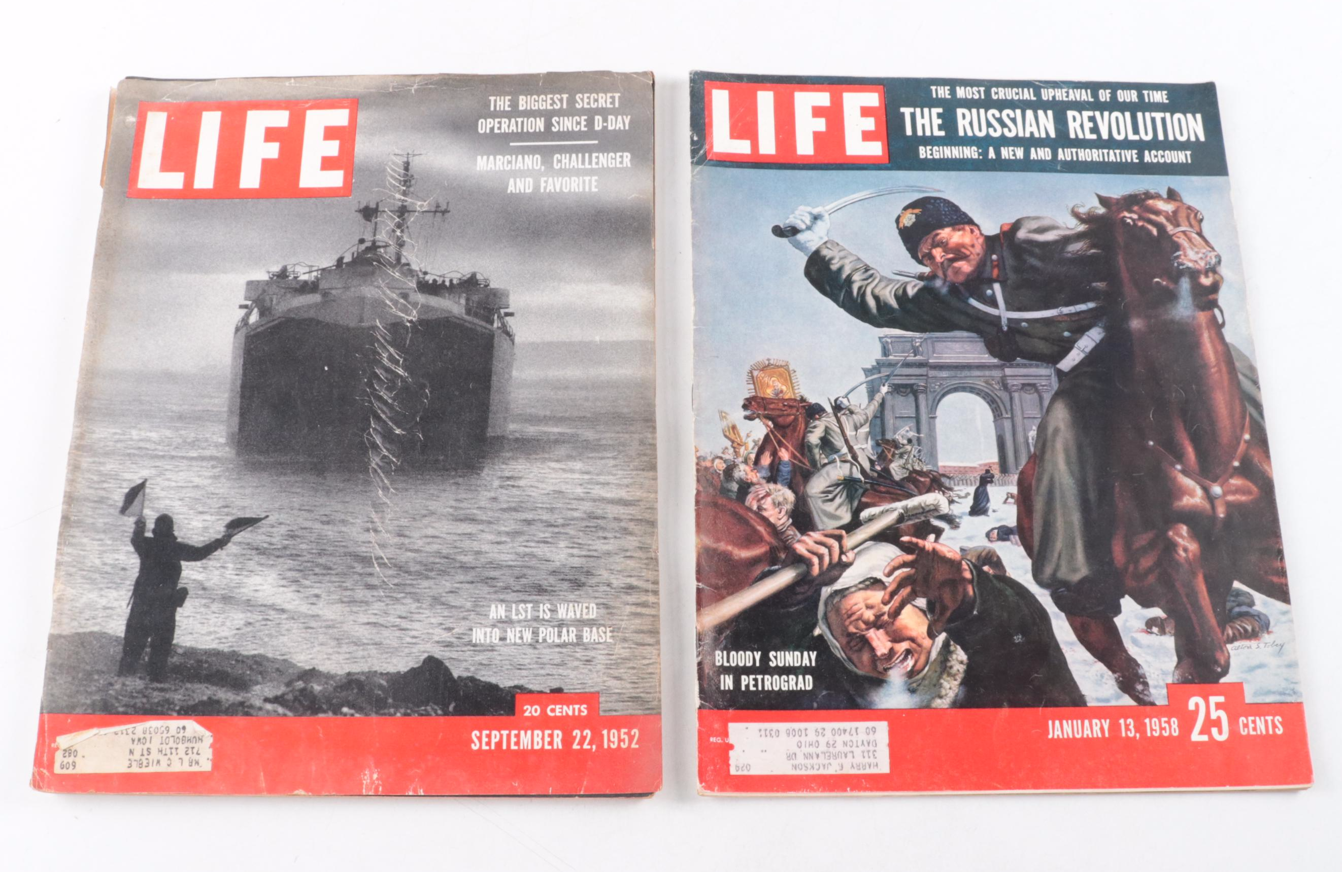 "LIFE" Magazine Issues, 1952–1959 | EBTH