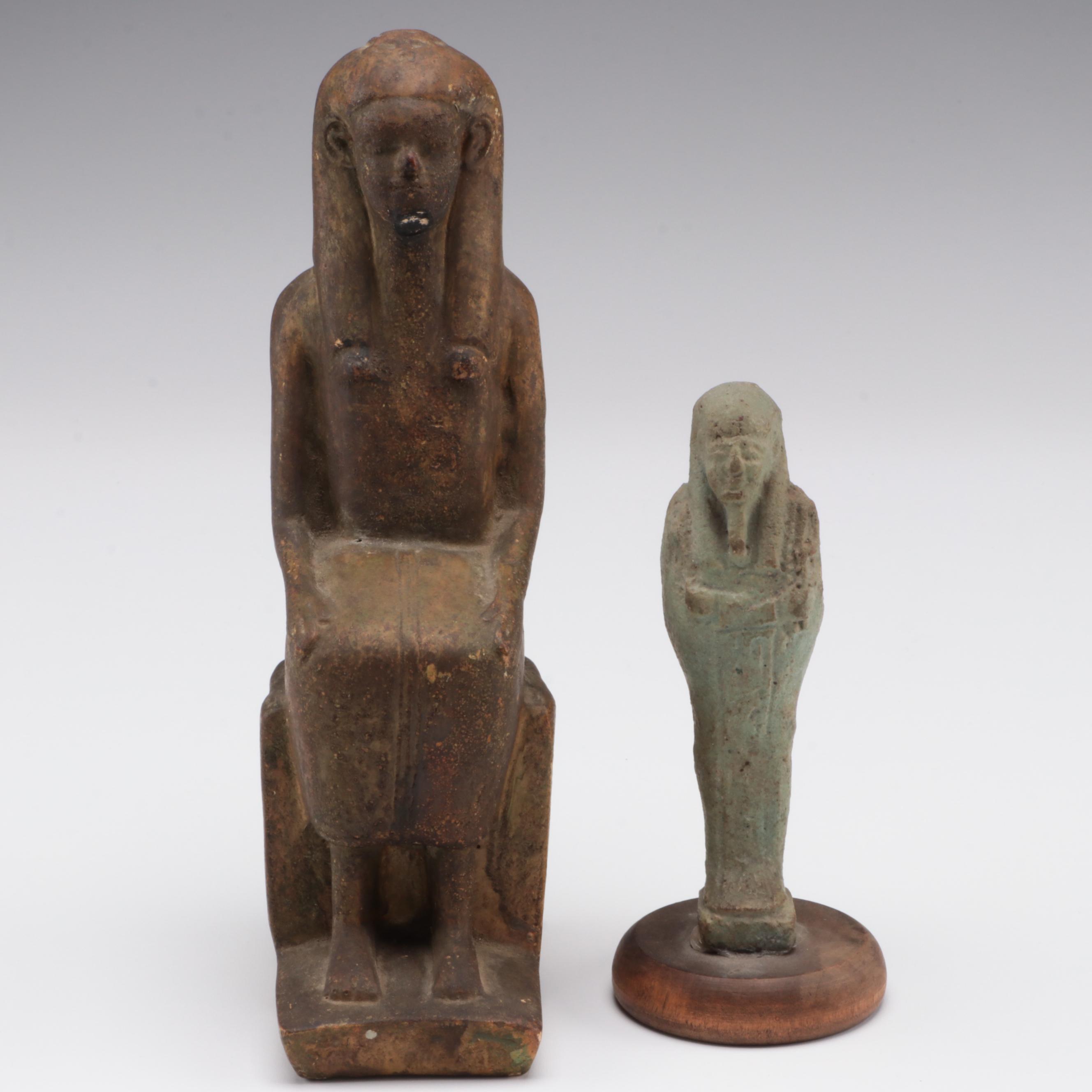 Egyptian Shabti Figure and Egyptian Revival Figurine | EBTH