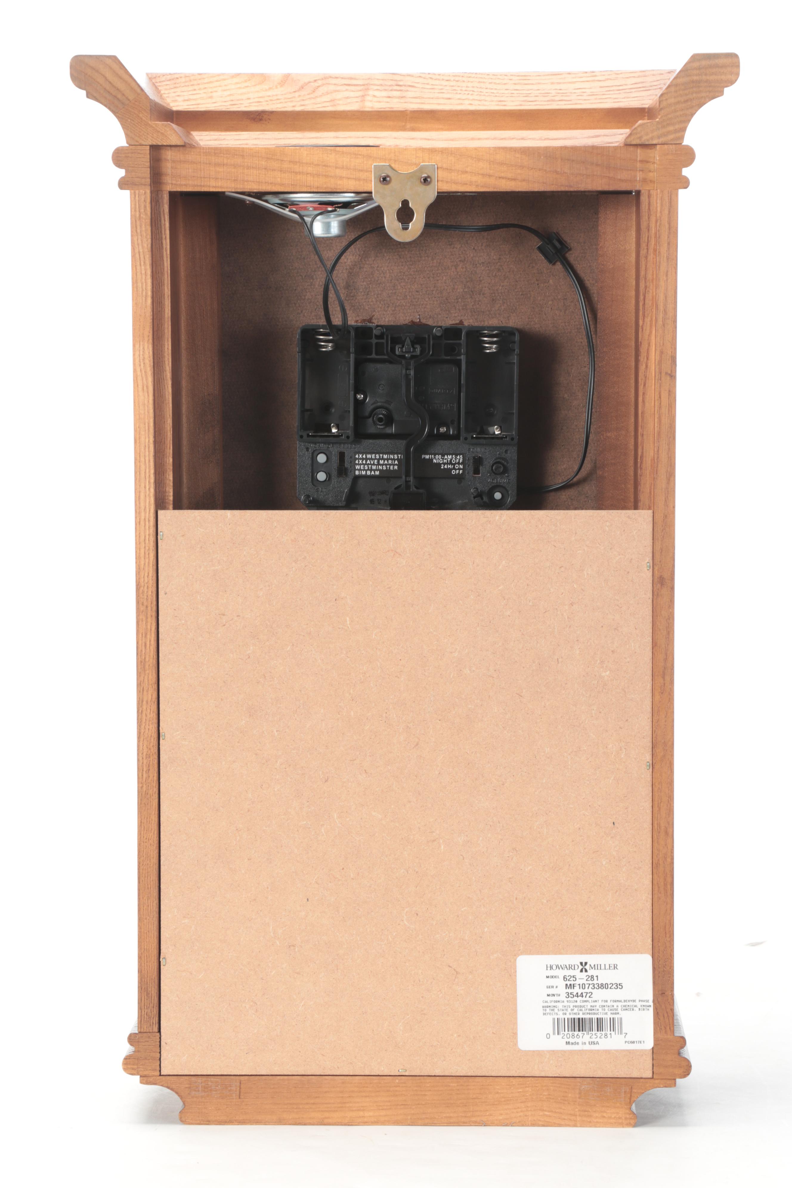 Howard Miller Oak Case Wall Clock | EBTH
