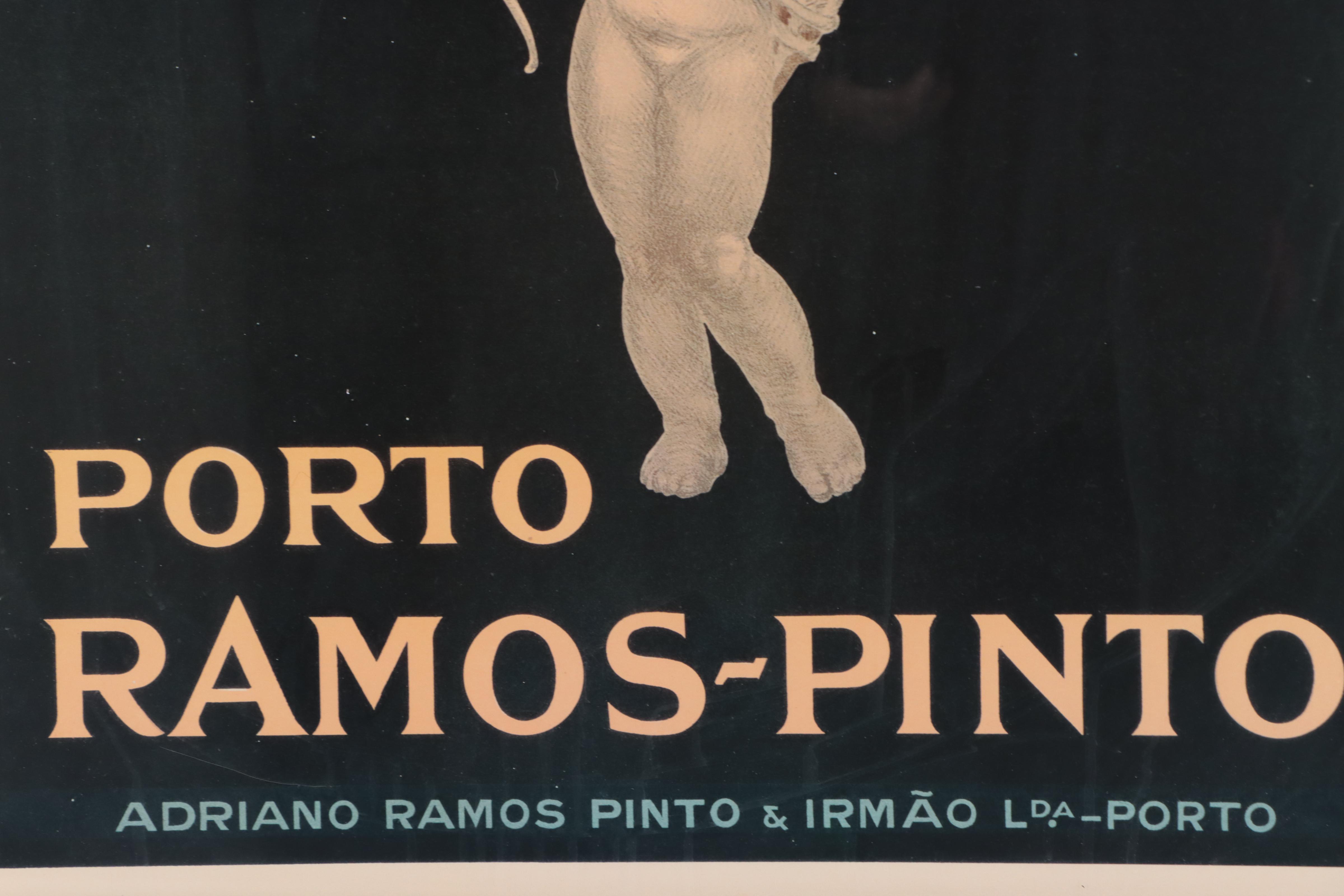 Offset Lithograph After René Vincent of Porto Ramos-Pinto Advertisement ...