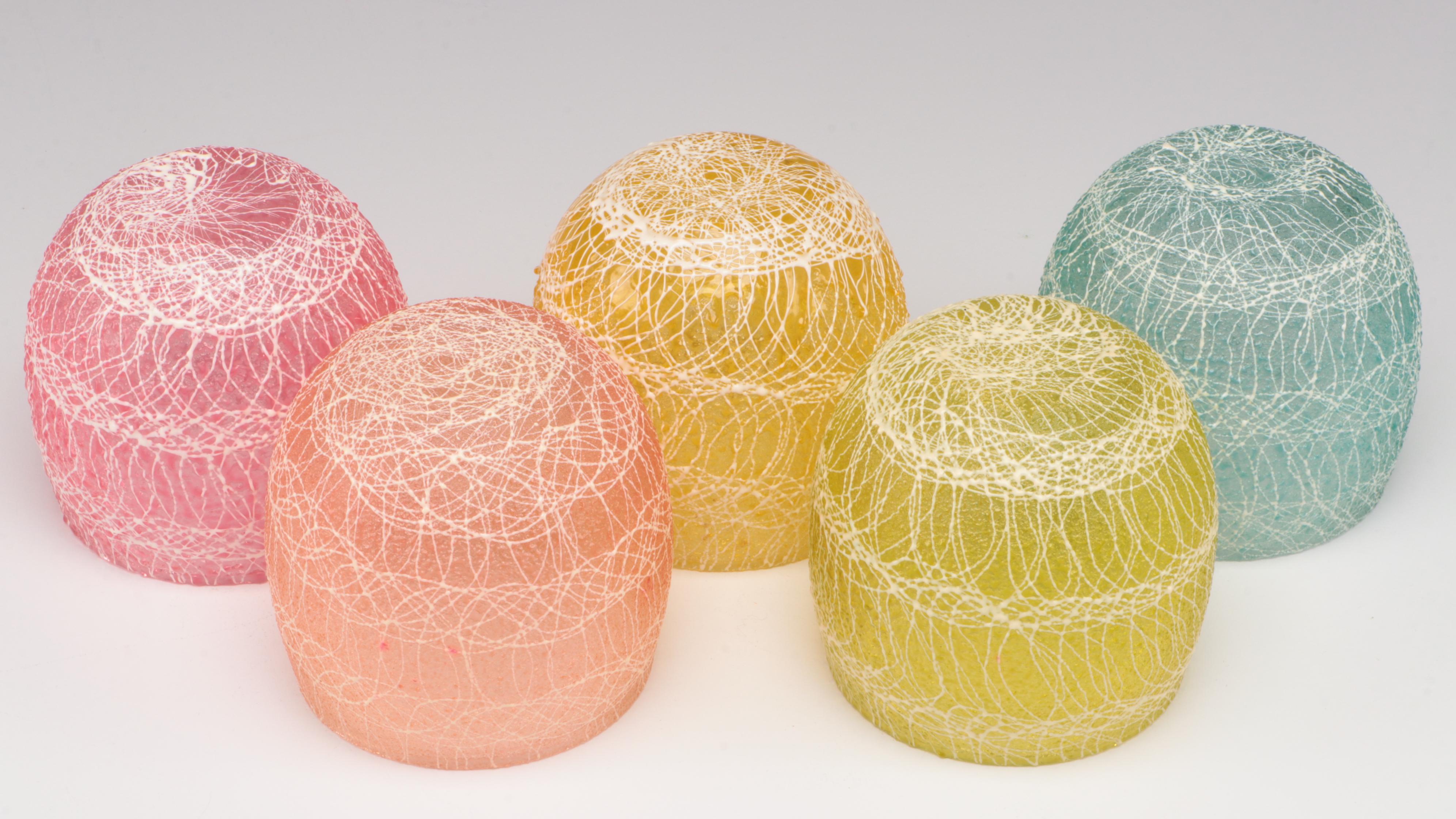 Spaghetti String Roly Poly Glasses and Pitcher, Mid-20th Century | EBTH