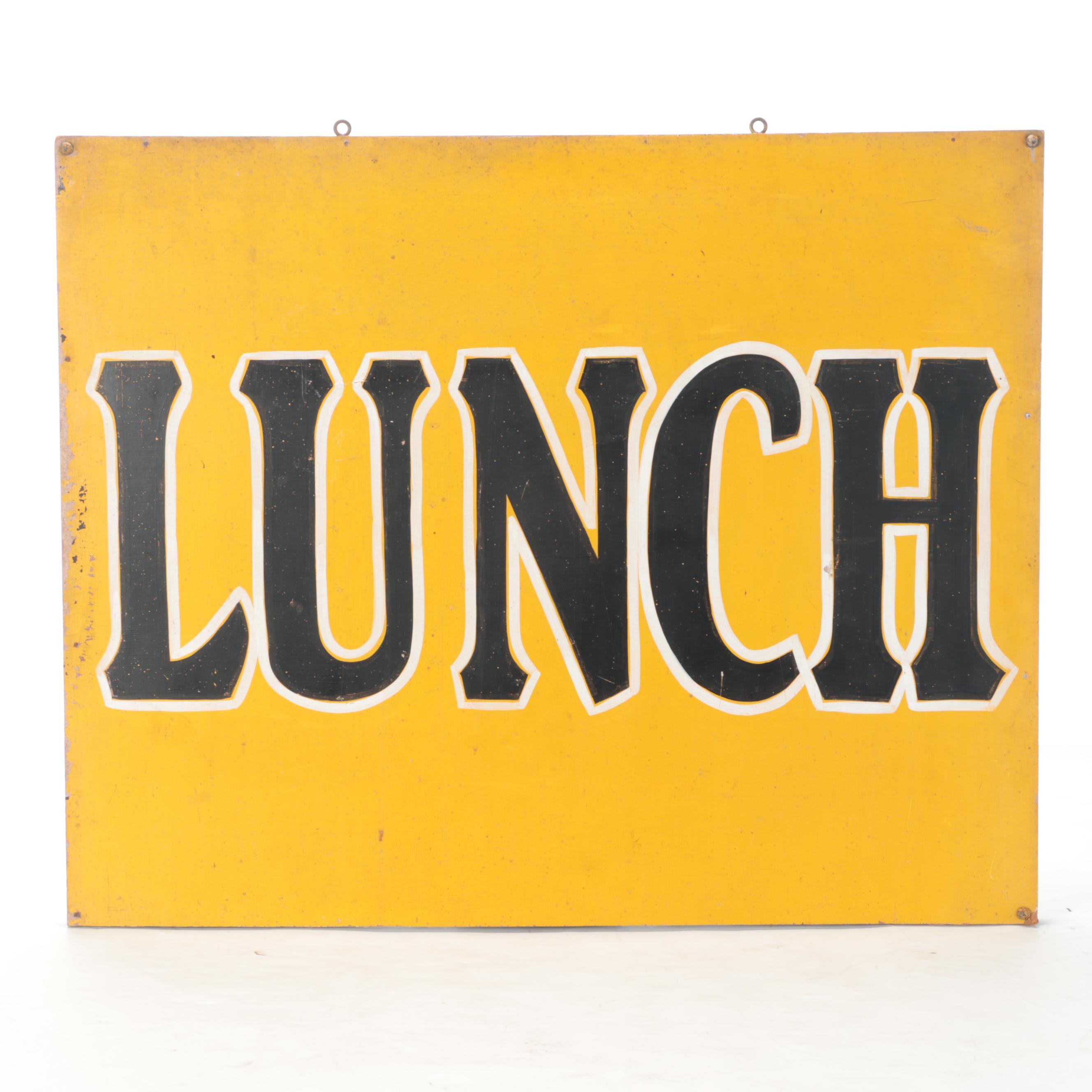 Deli Lunch Sign With "Open" and "Sorry" Signs | EBTH