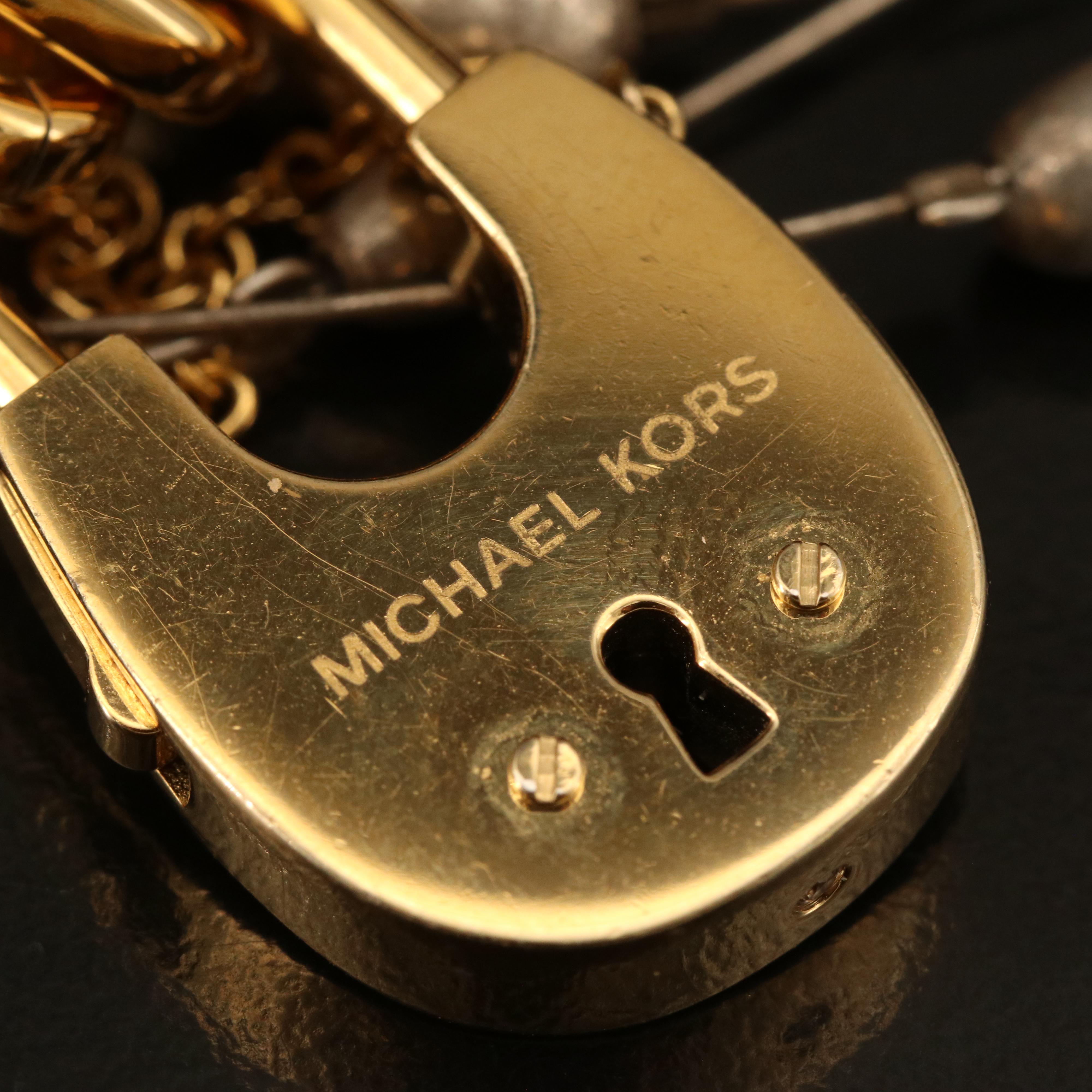 Michael Kors Lock Bracelet, Israeli and Sterling Jewelry Selection | EBTH