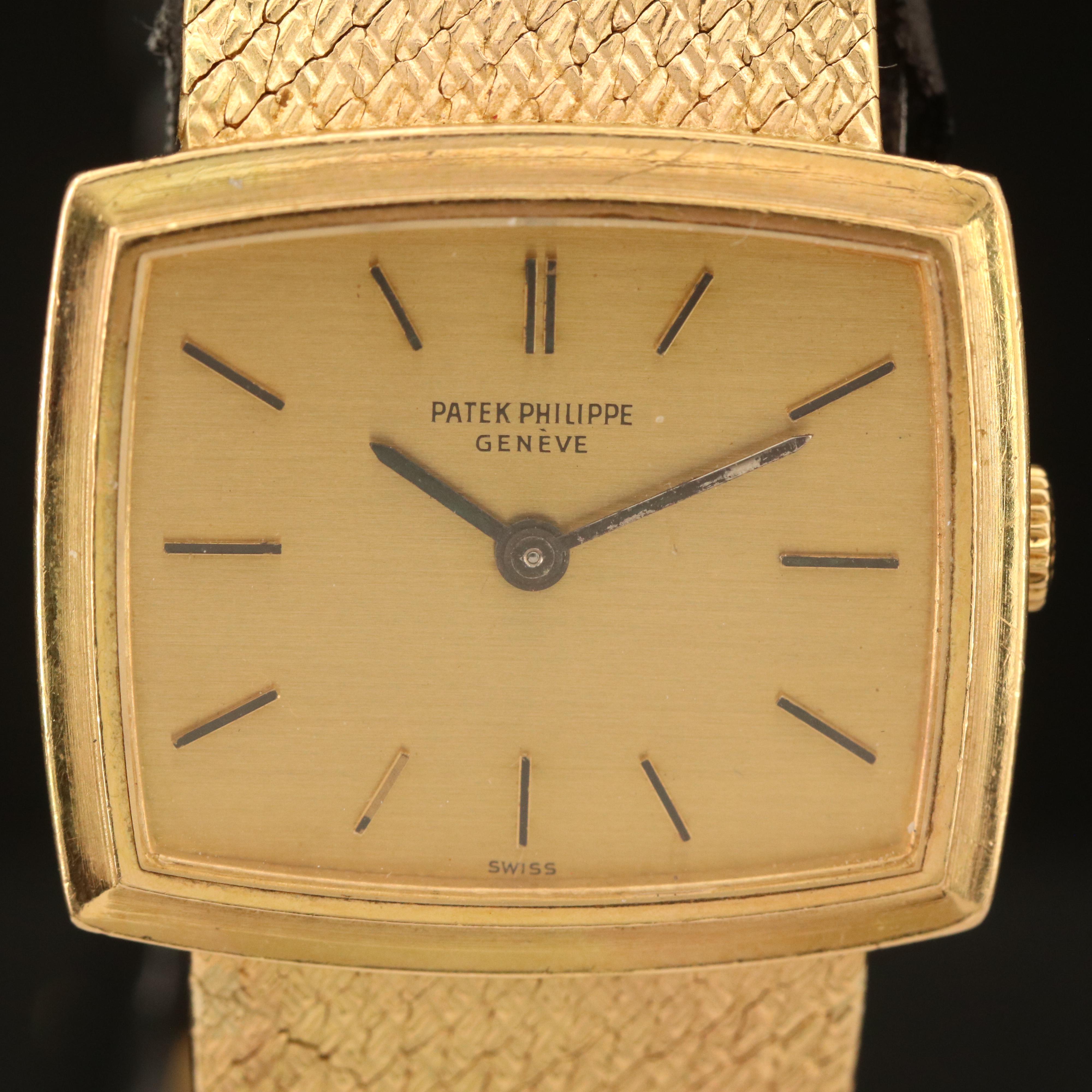 Vintage Patek Philippe 18K Manuel Wind Wristwatch | EBTH