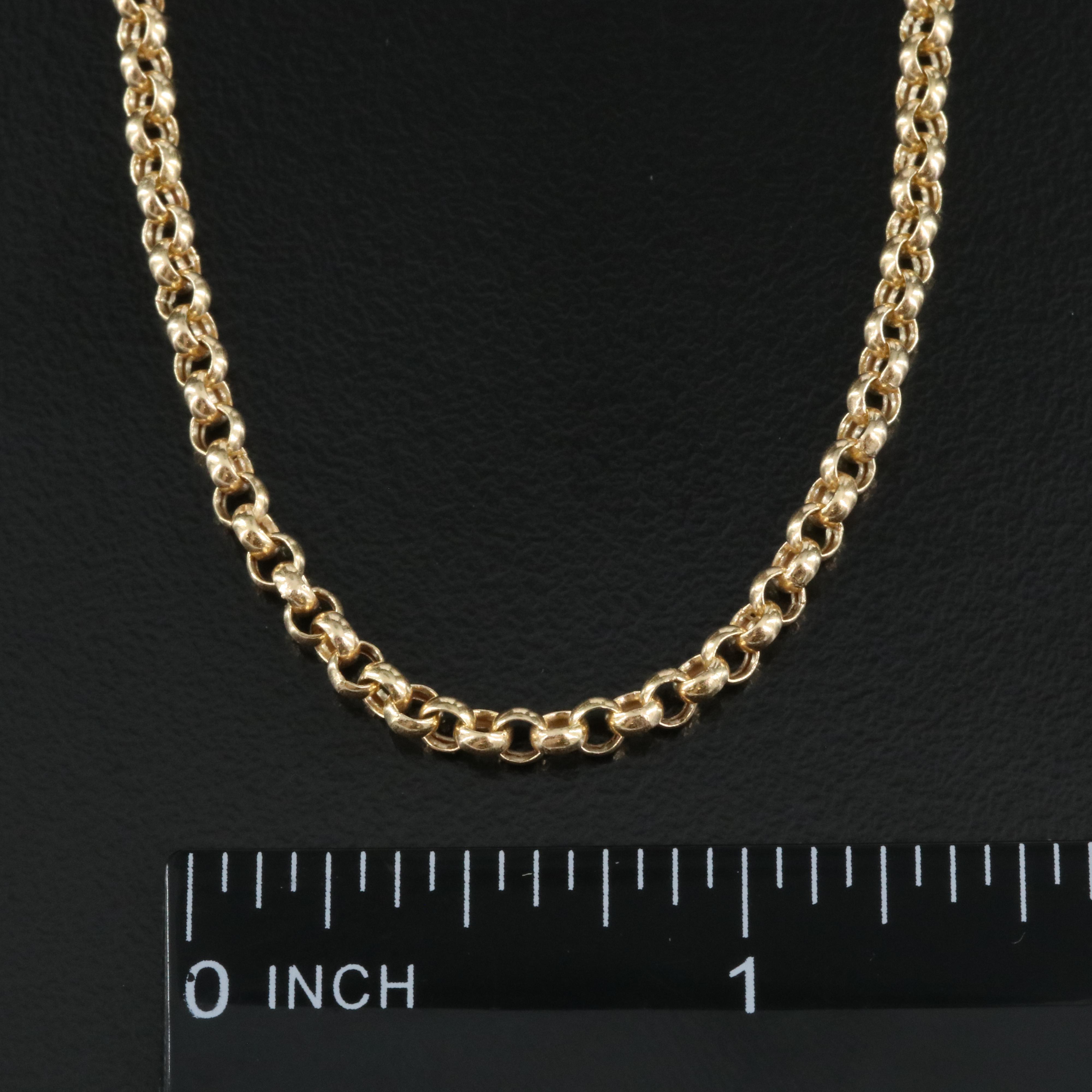 Italian 14K Rolo Chain | EBTH