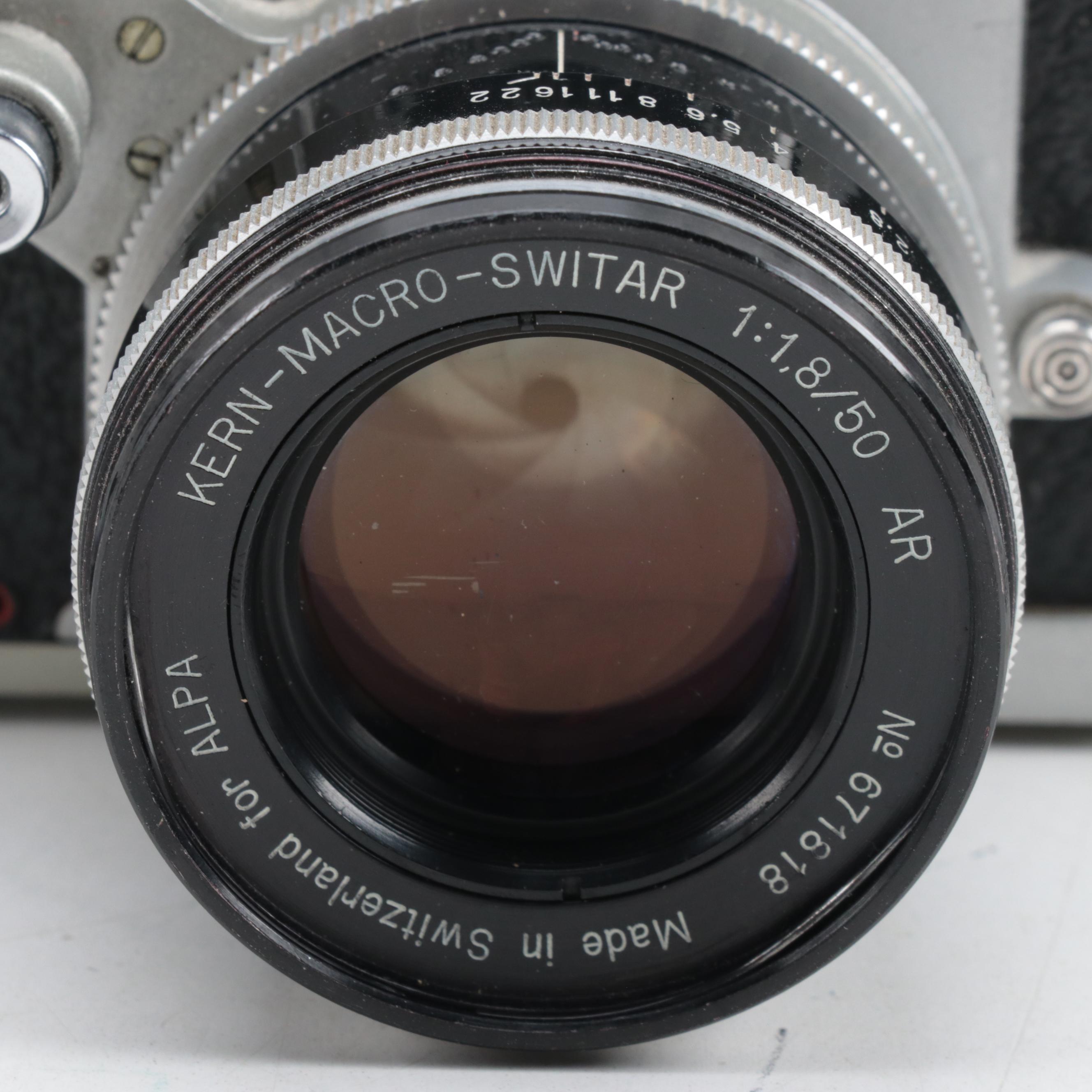 Alpa Reflex 10D and 6B rangefinder Cameras With Lenses, Mid-20th ...